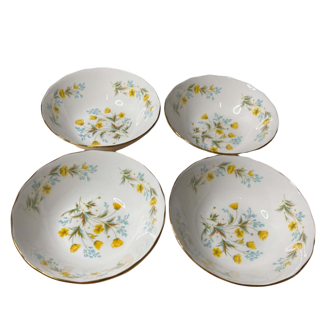 Colclough 4x Pattern Bowls (s)