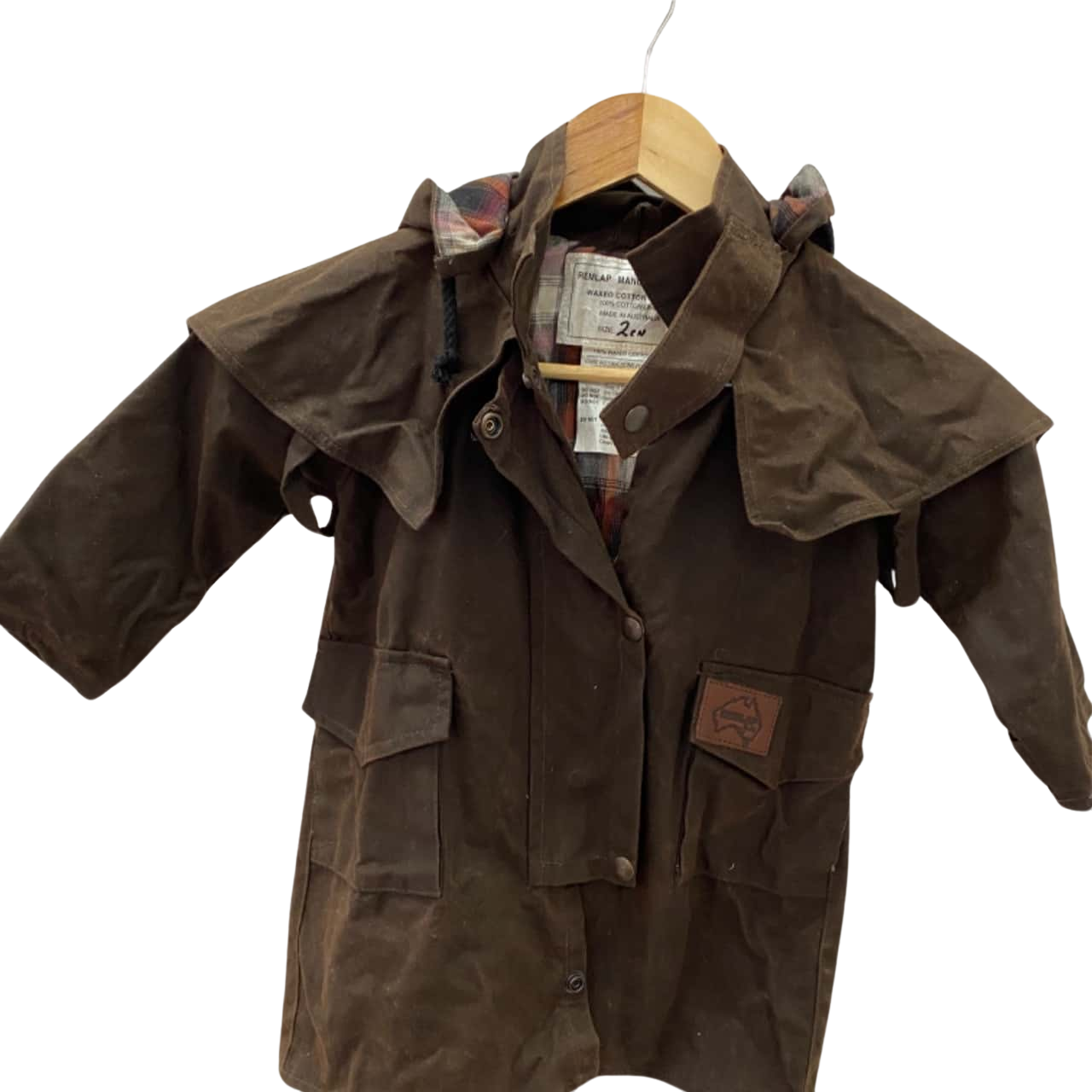 Waxed cotton Kids Size 2 Jackets Brown