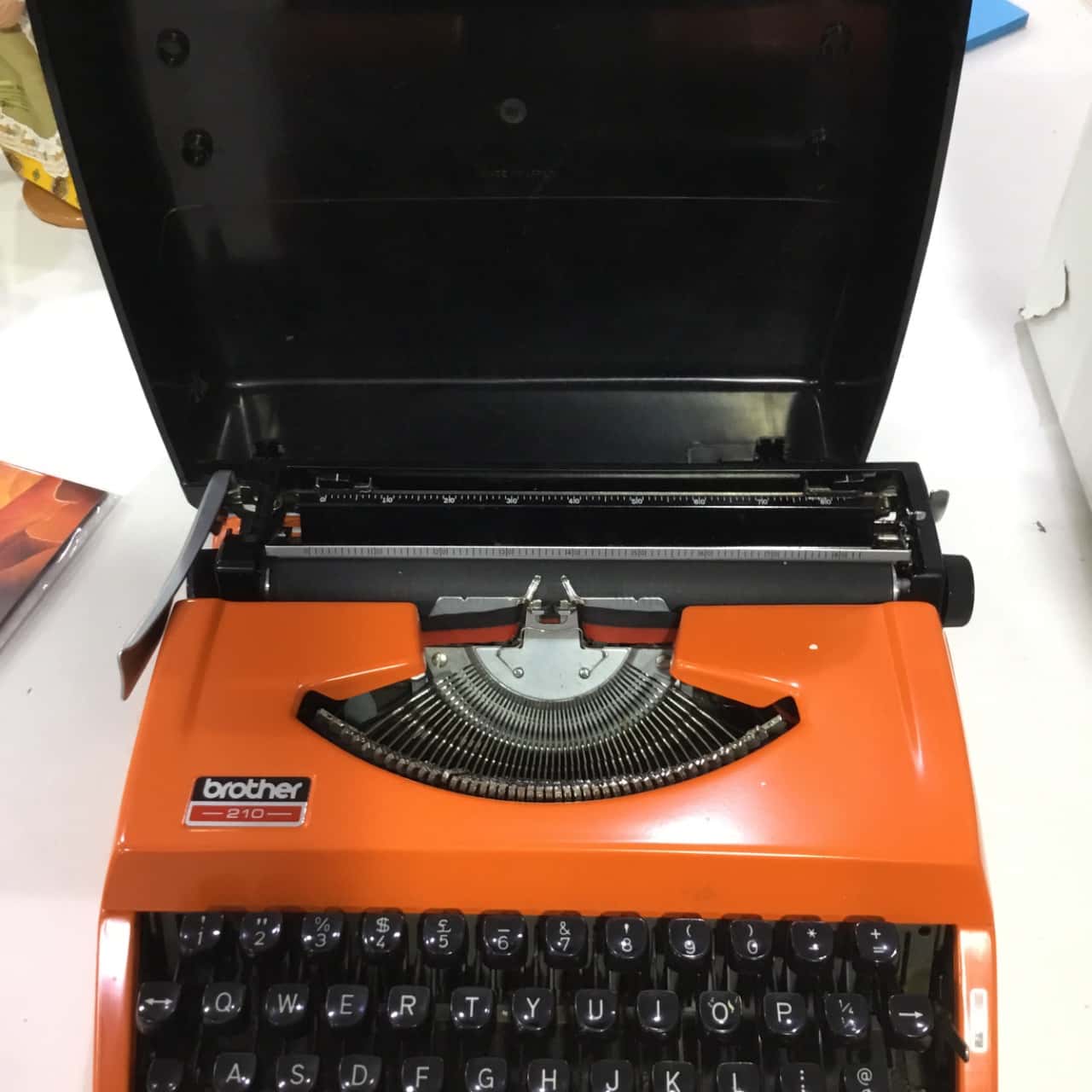 Brother 210 Type Writer & Case (s)