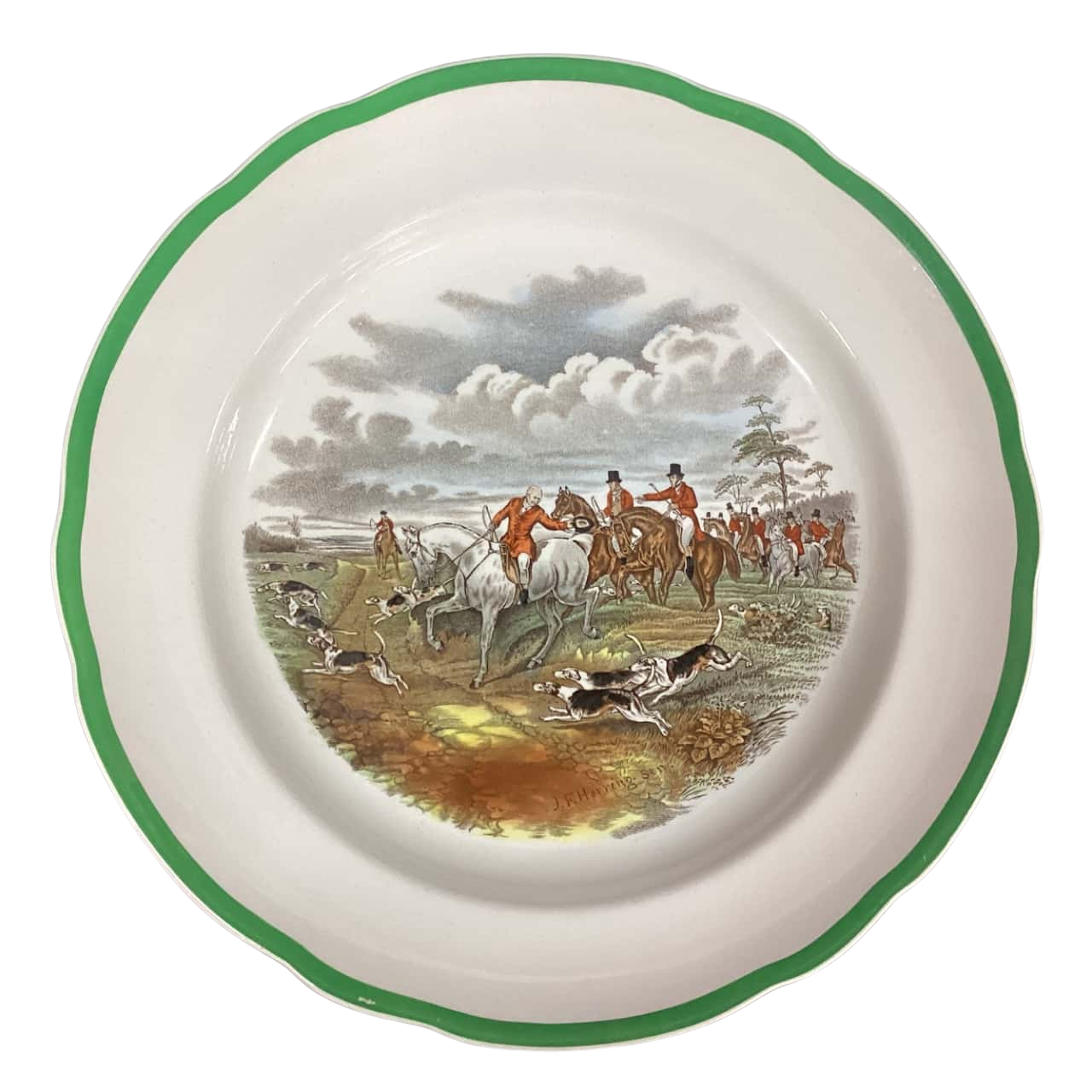 Vintage Copeland Spode England Serving Plate “The Hunt”