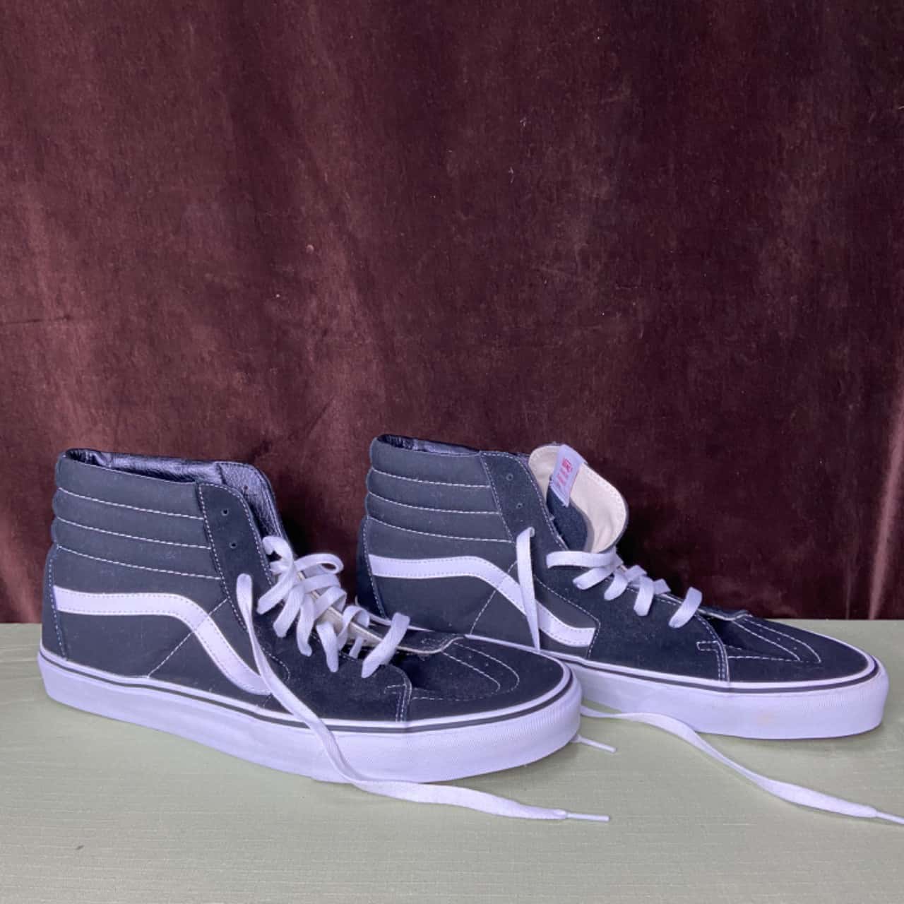 Brand New Vans Sk8 Hi Canvas/Suede Shoes, Size Men’s 15(s)