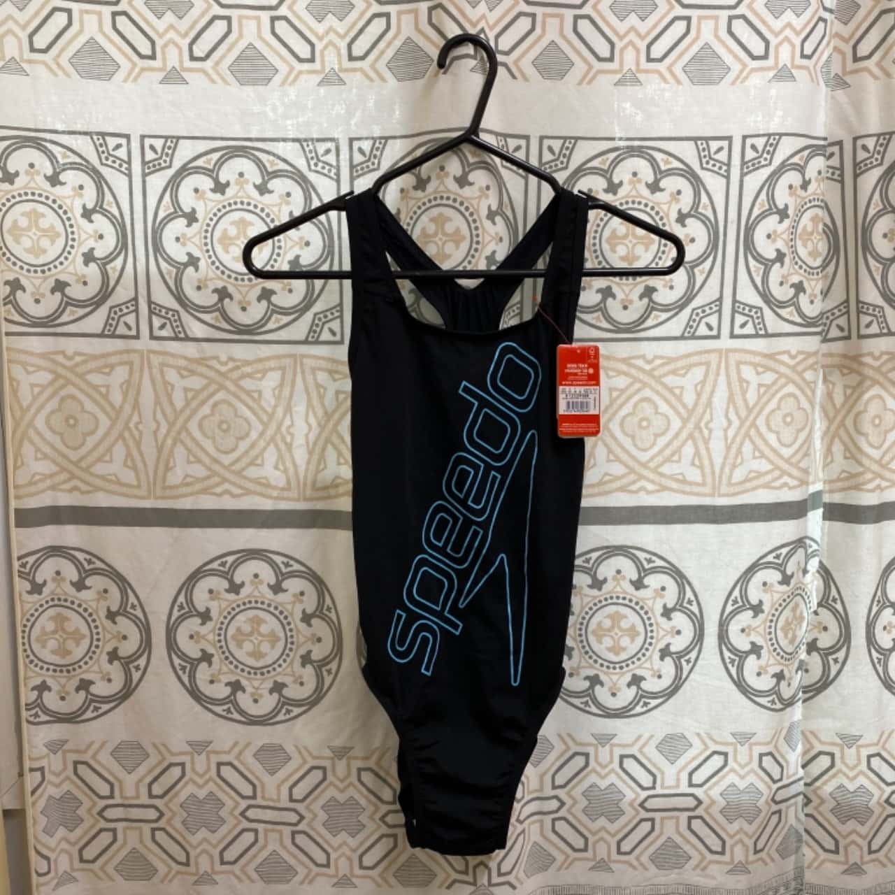 Speedo Womens Swimsuits Size 8 Black / Blue (s)