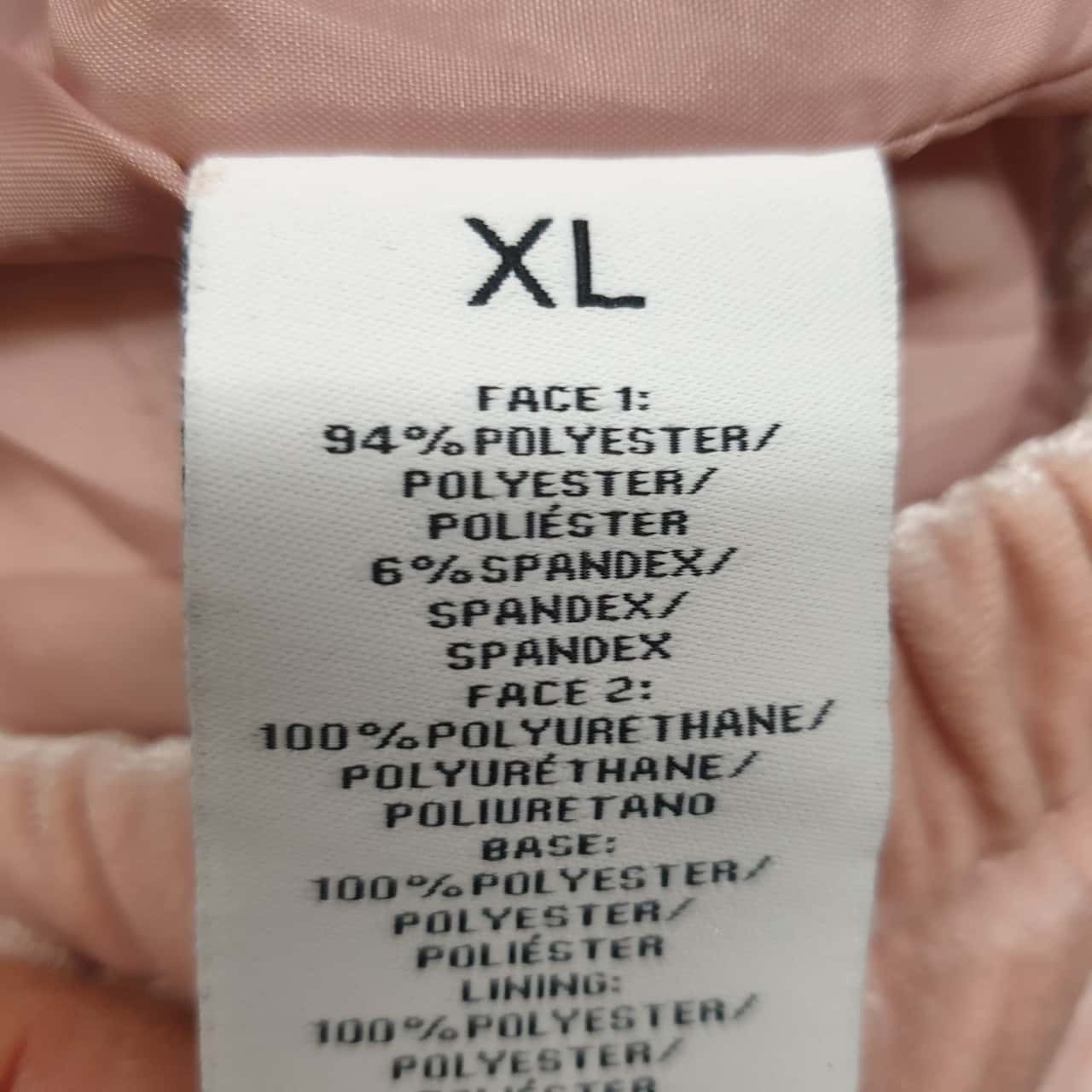 CELEBRITY PINK Size XL Pink Subtle Shimmer Velvet Crop Puffer Jacket