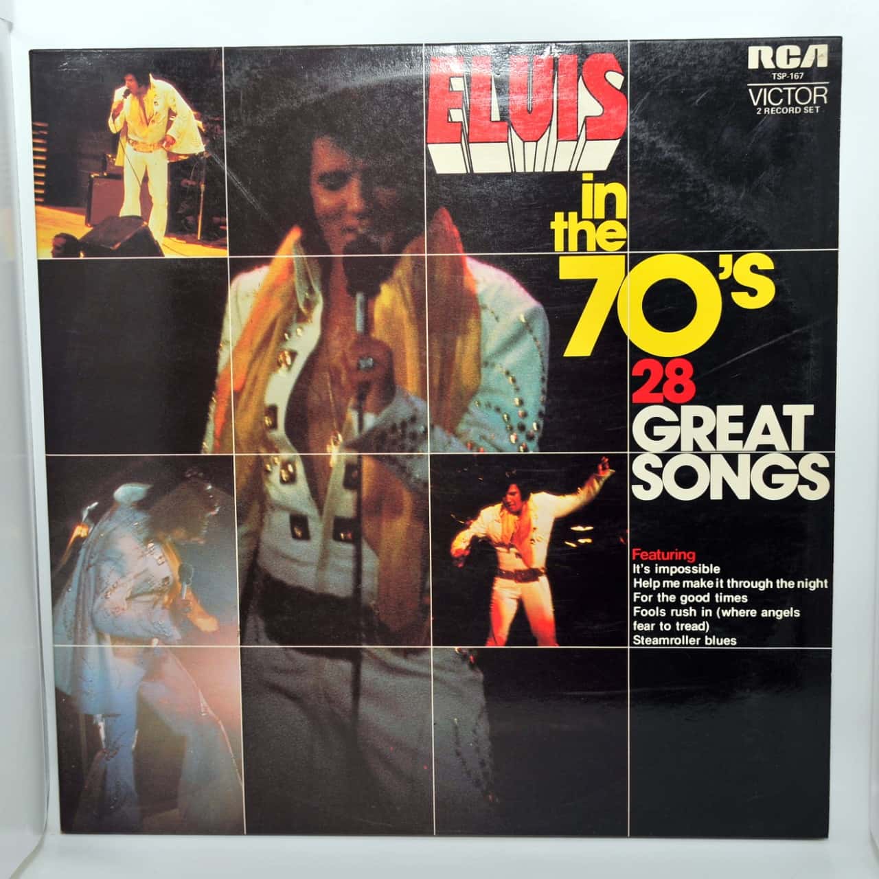 12" Double Vinyl Album - Elvis In The 70's - 28 Great Songs - Released ...