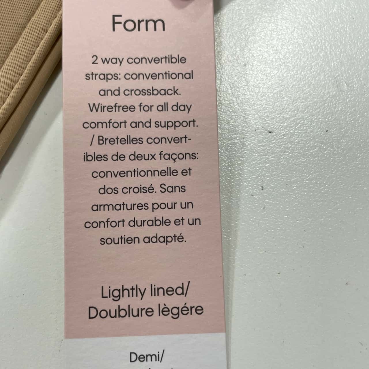 Calvin Klein Demi-buste Size 36B Bra Brown