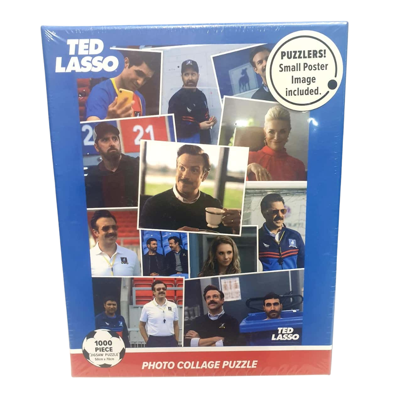 NEW SEALED 1000pc Ted Lasso Themed Photo/Scene Collage Jigsaw Puzzle Set