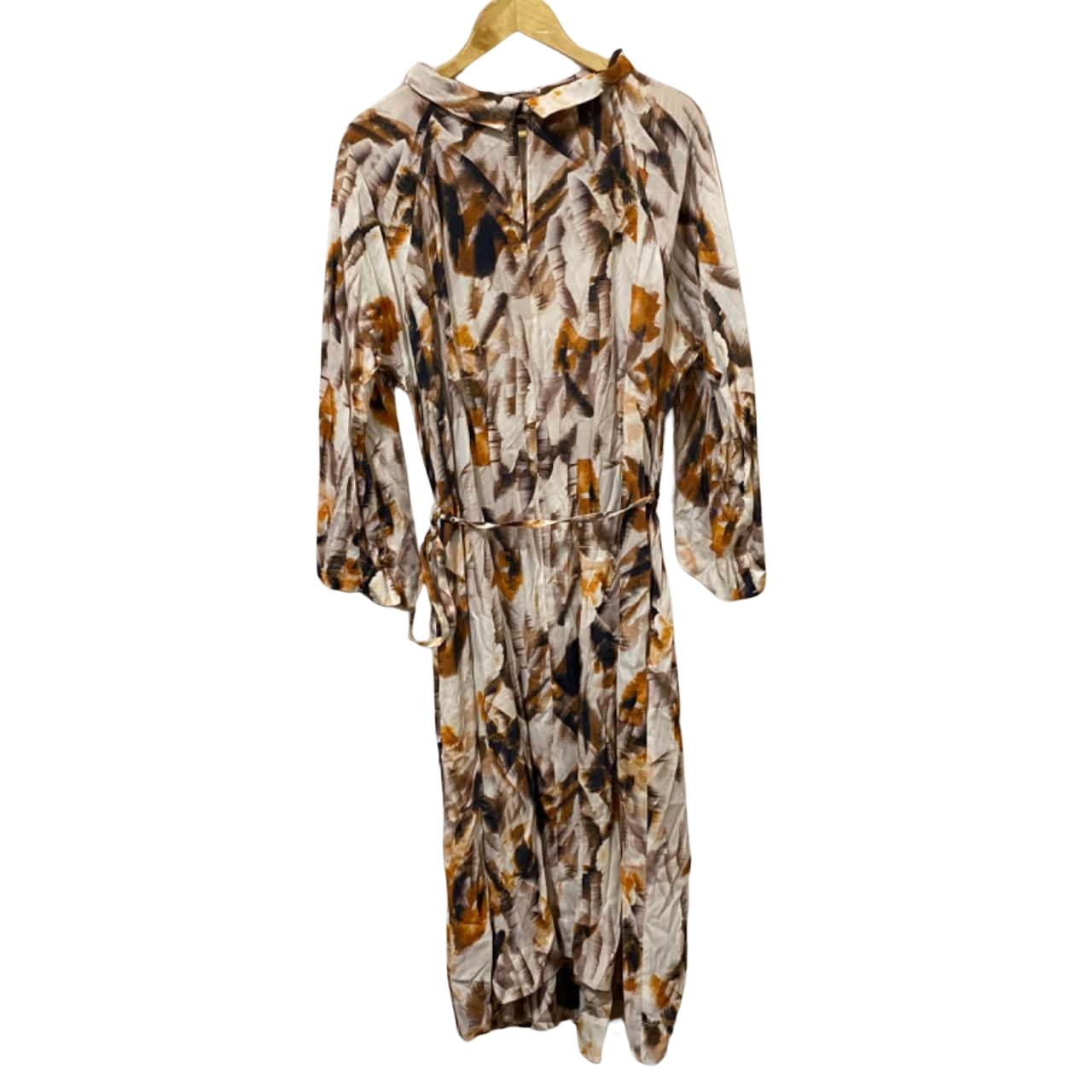 Morrison Womens Size 3 / 4 Midi Dress Pattern / White (s)