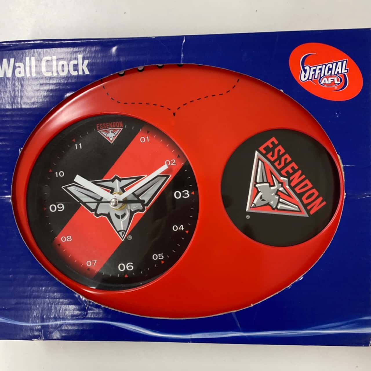 Essendon bombers wall clock(s)
