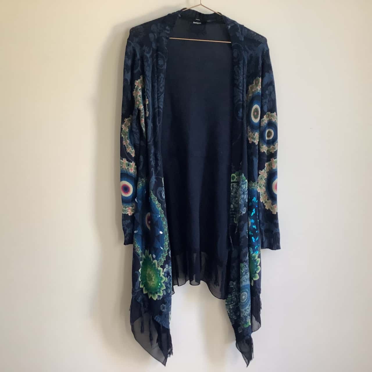 Desigual Colourful Boho Design Cardigans Size M(s)