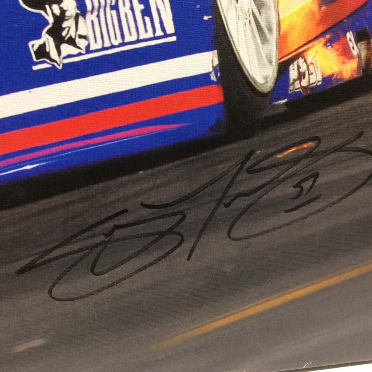Holden Race Car with Signatures