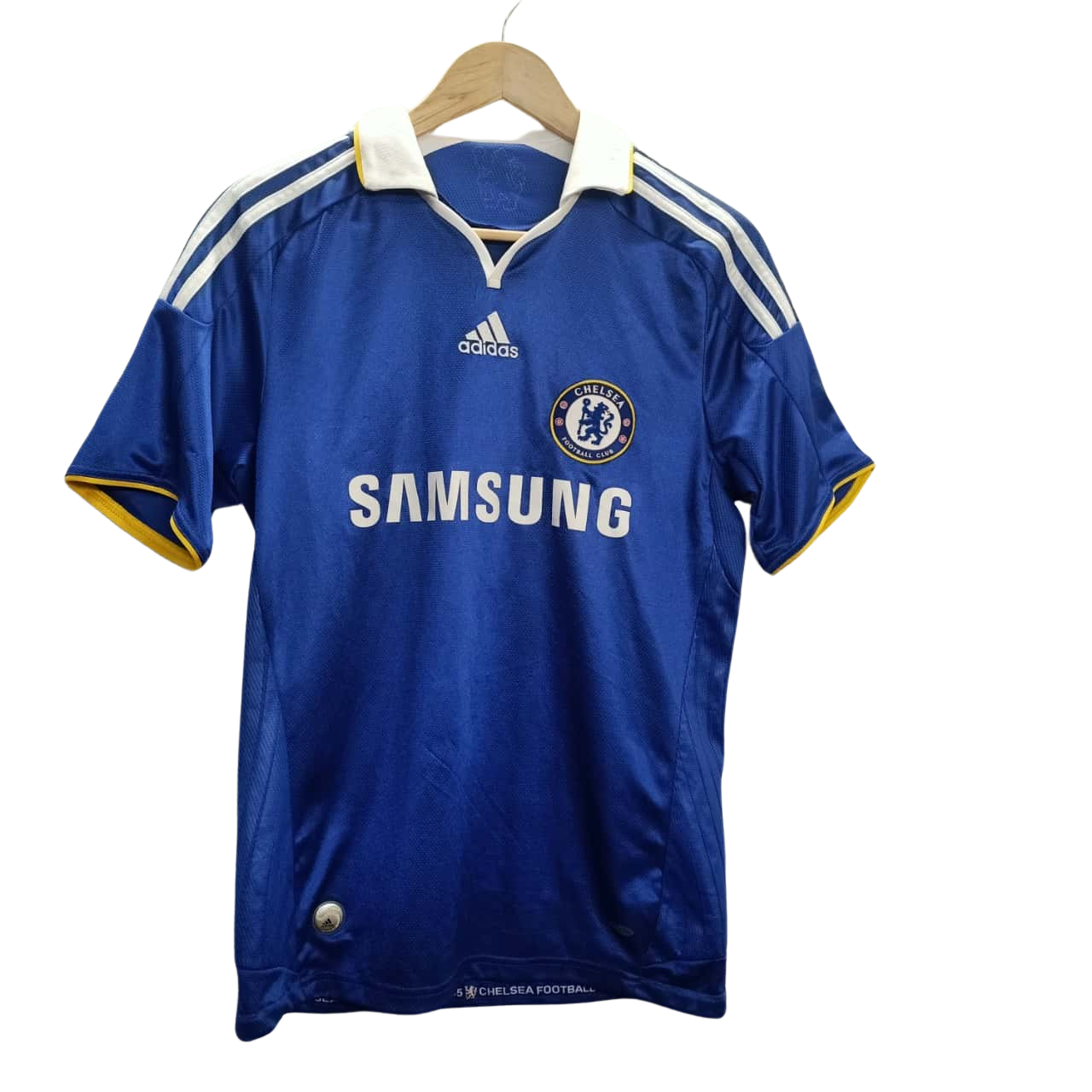 Adidas Chelsea FC polo Mens Size S Blue / White