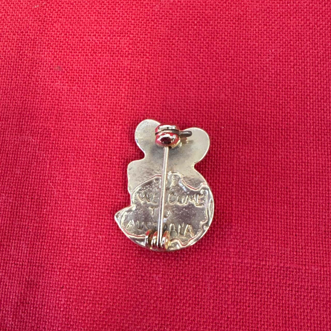 Women's Gold Tone Koala Brooch Featuring Abalone Shell Inlay