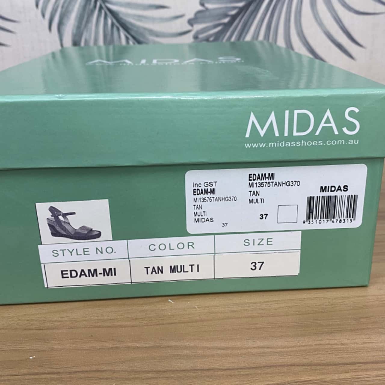 Midas Platform Sandals Size 37(s)