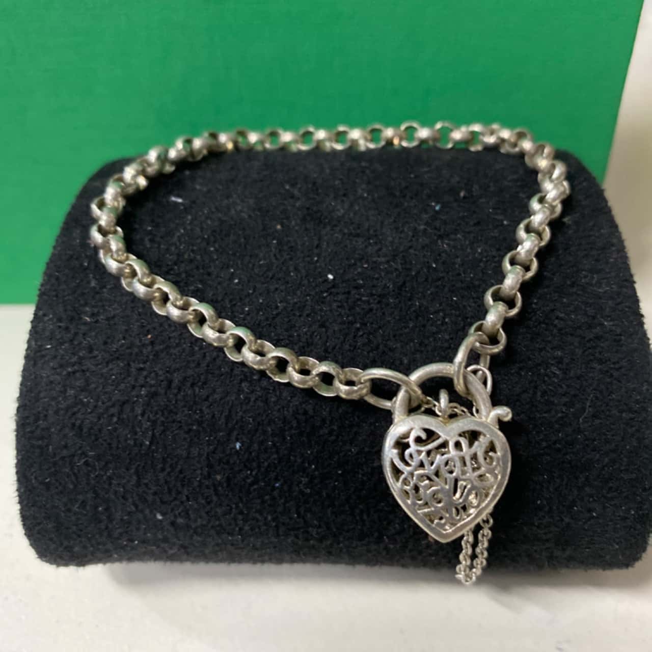 Sterling silver padlock Bracelet(s) - Used As New | Salvos Stores