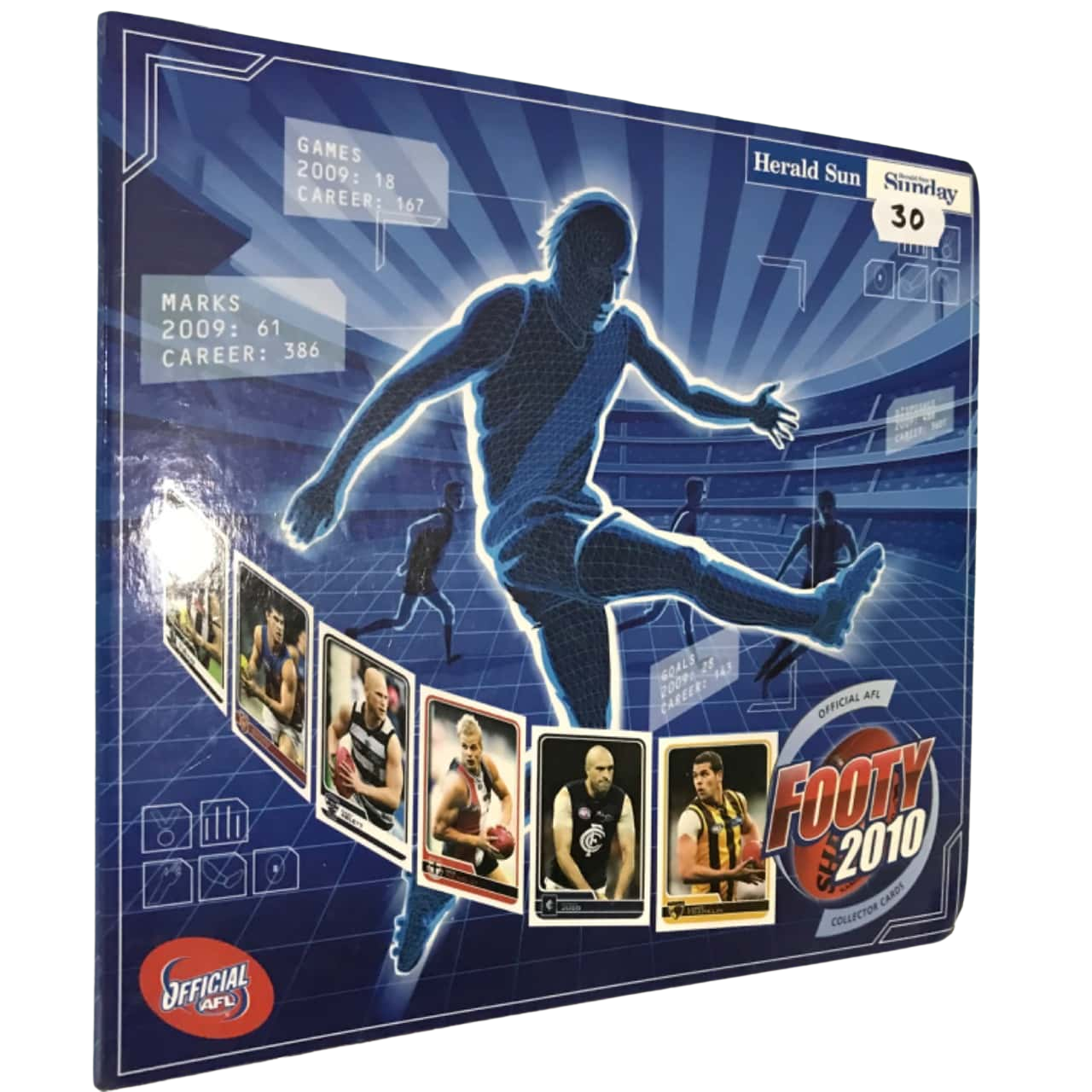 2010 Herald Sun AFL Football Complete Set 192 Cards In Folder