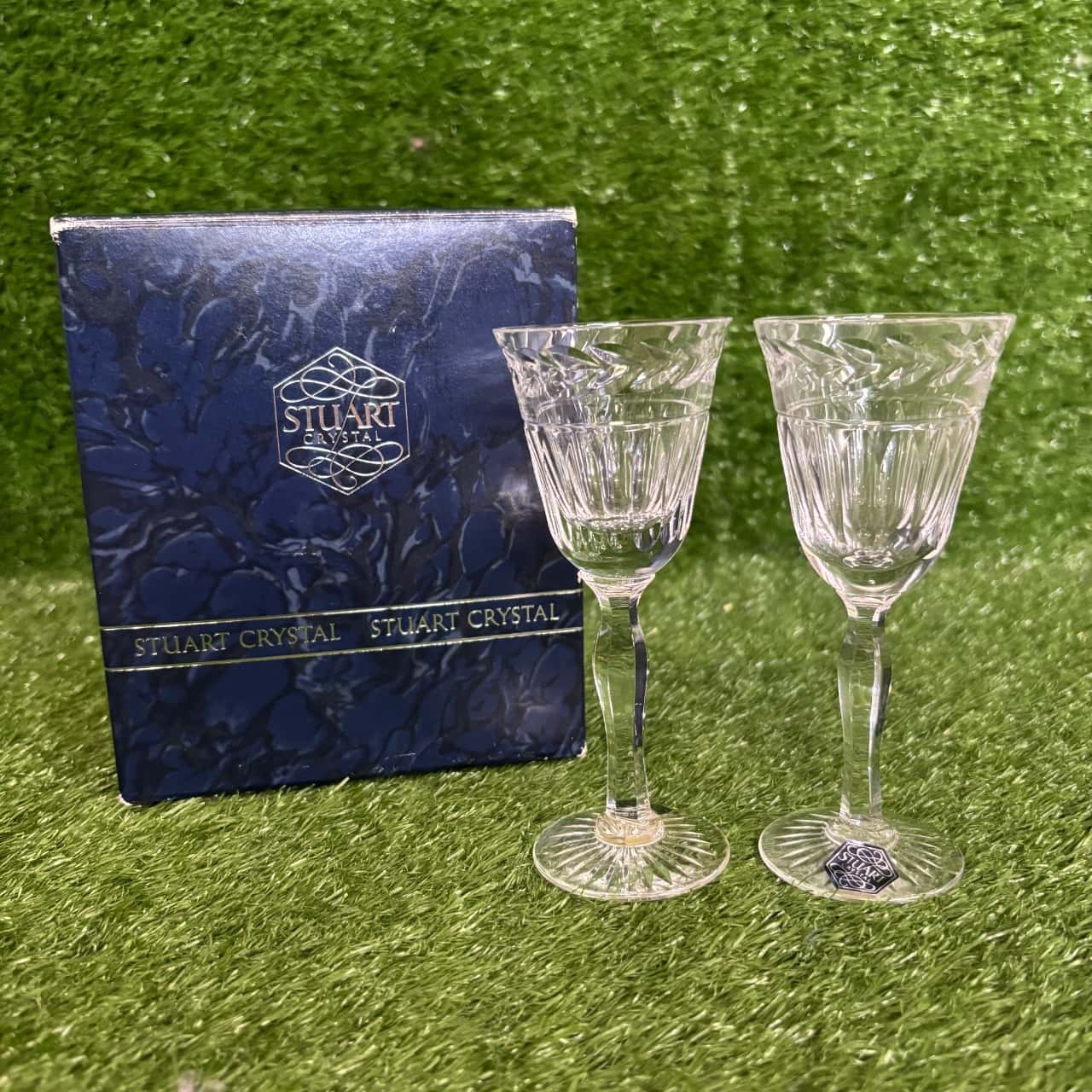 Stuart Crystal Senator Liquor Glasses x 2 (New in Box)(s)