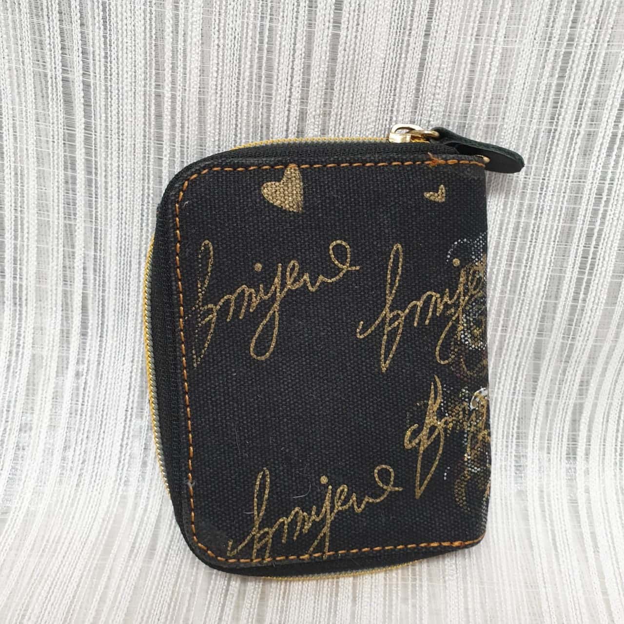 Vintage Cute & Very Pretty Denim Doll Wallet / Purse with 3 Sectioned ...