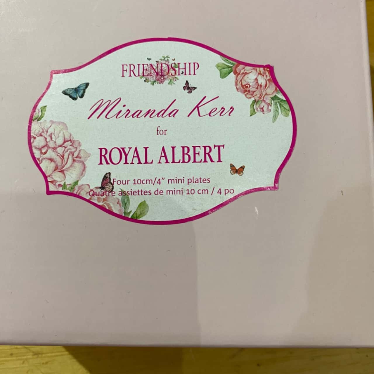 Royal Albert friendship plates by Miranda Kerr(s)