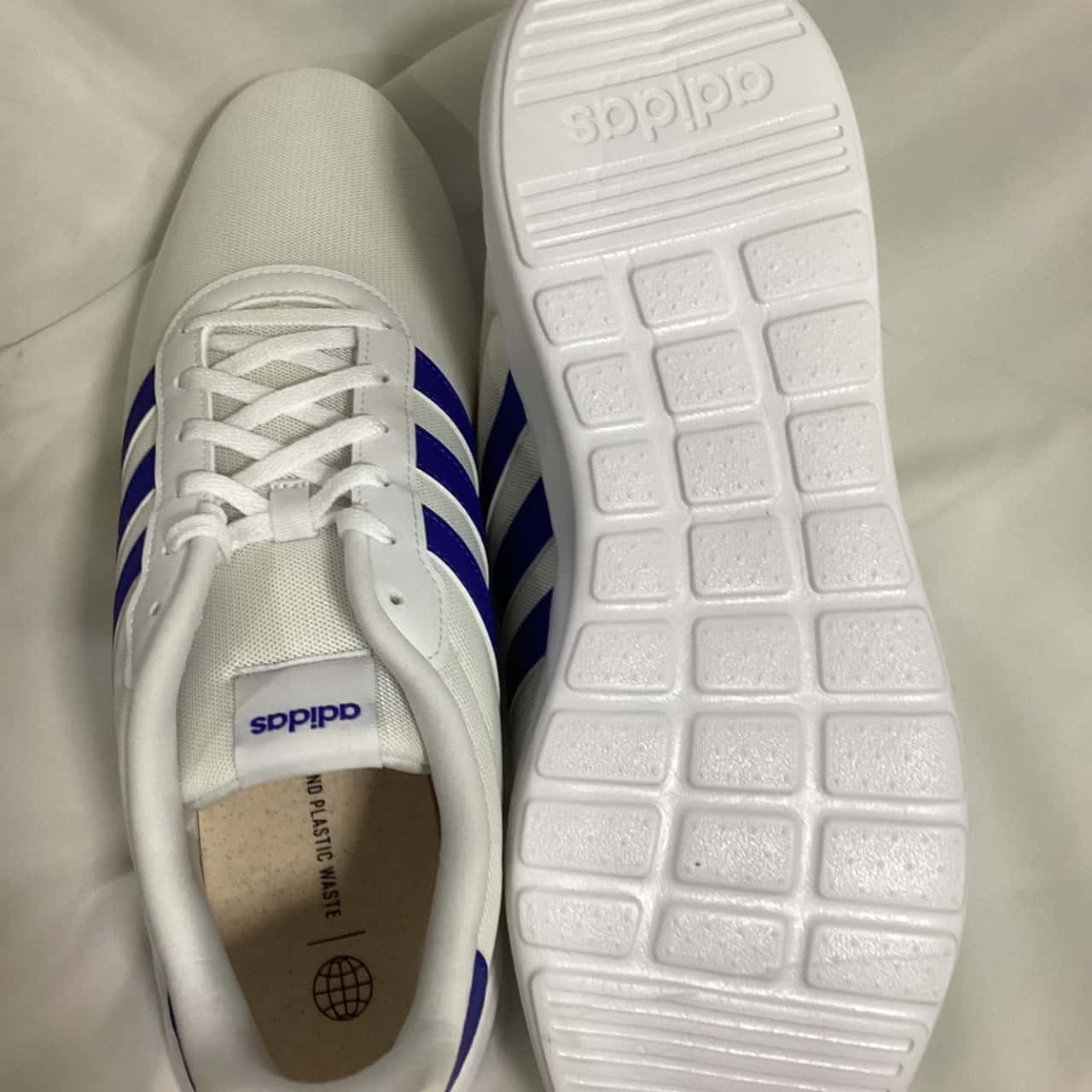 Adidas Mens Size 13.5 / 14 Blue / White