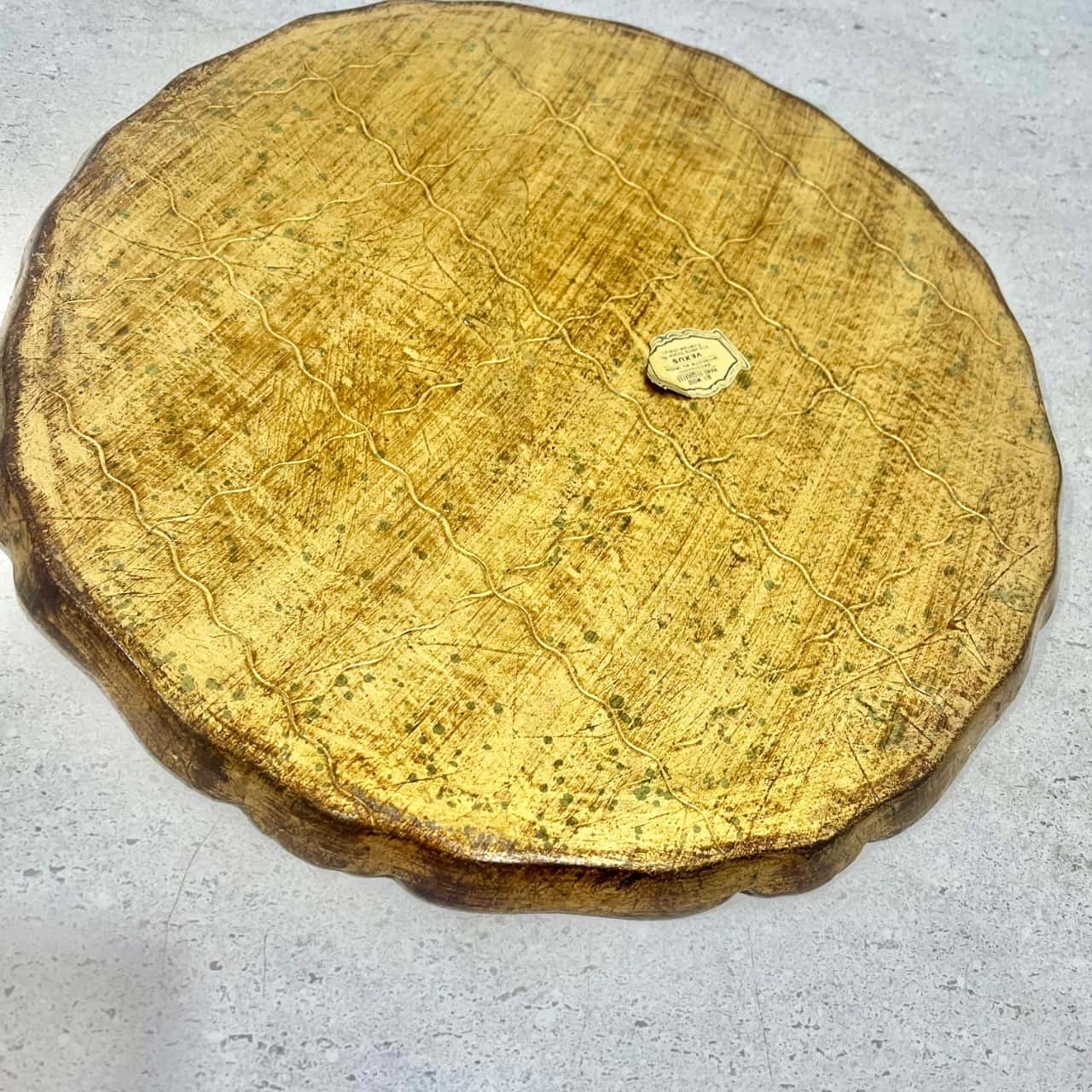 Vintage Gold Gilt Florentina Italy All Wood Hand Decorated Gold/Design ...