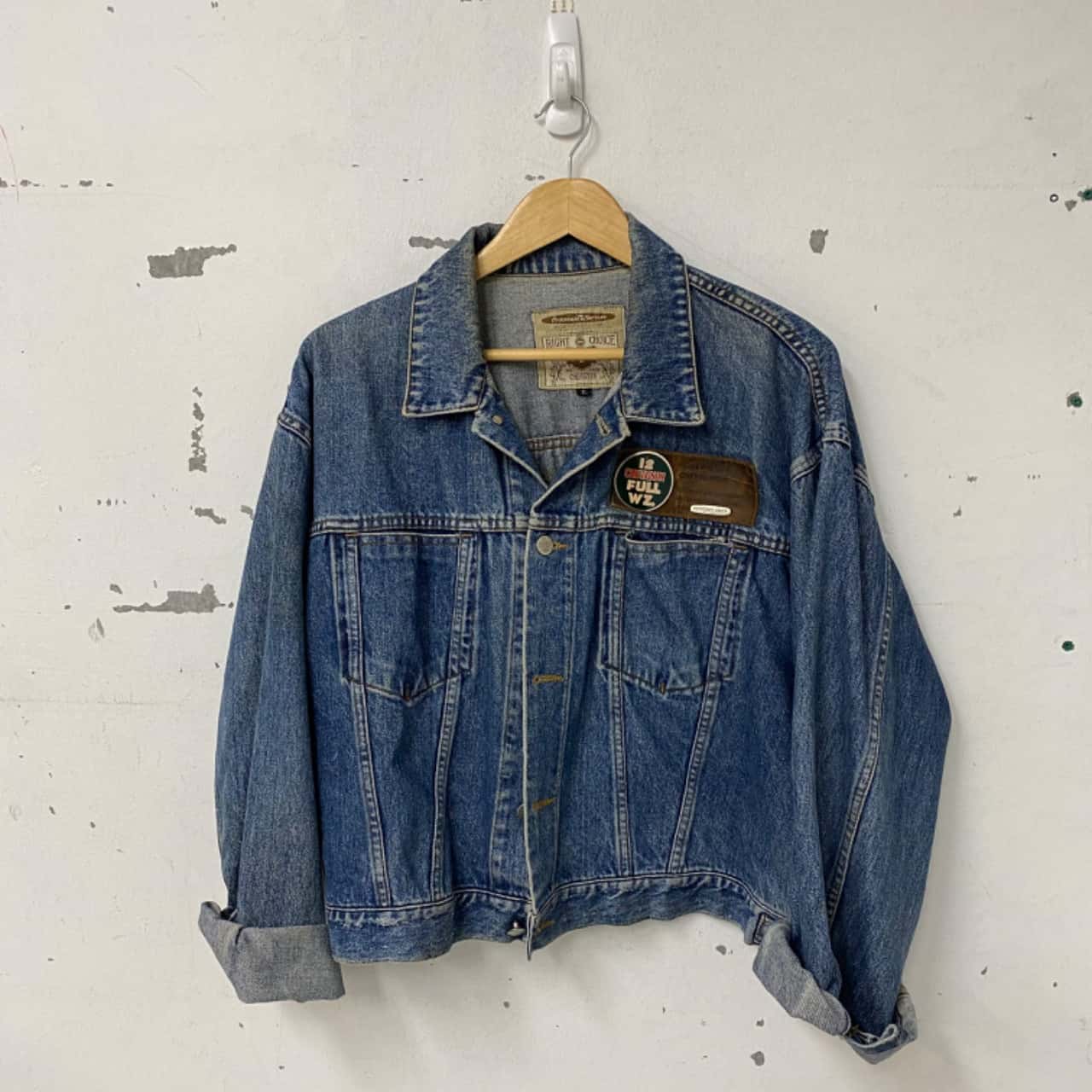 Chevignon Womens Size XL Denim Jacket