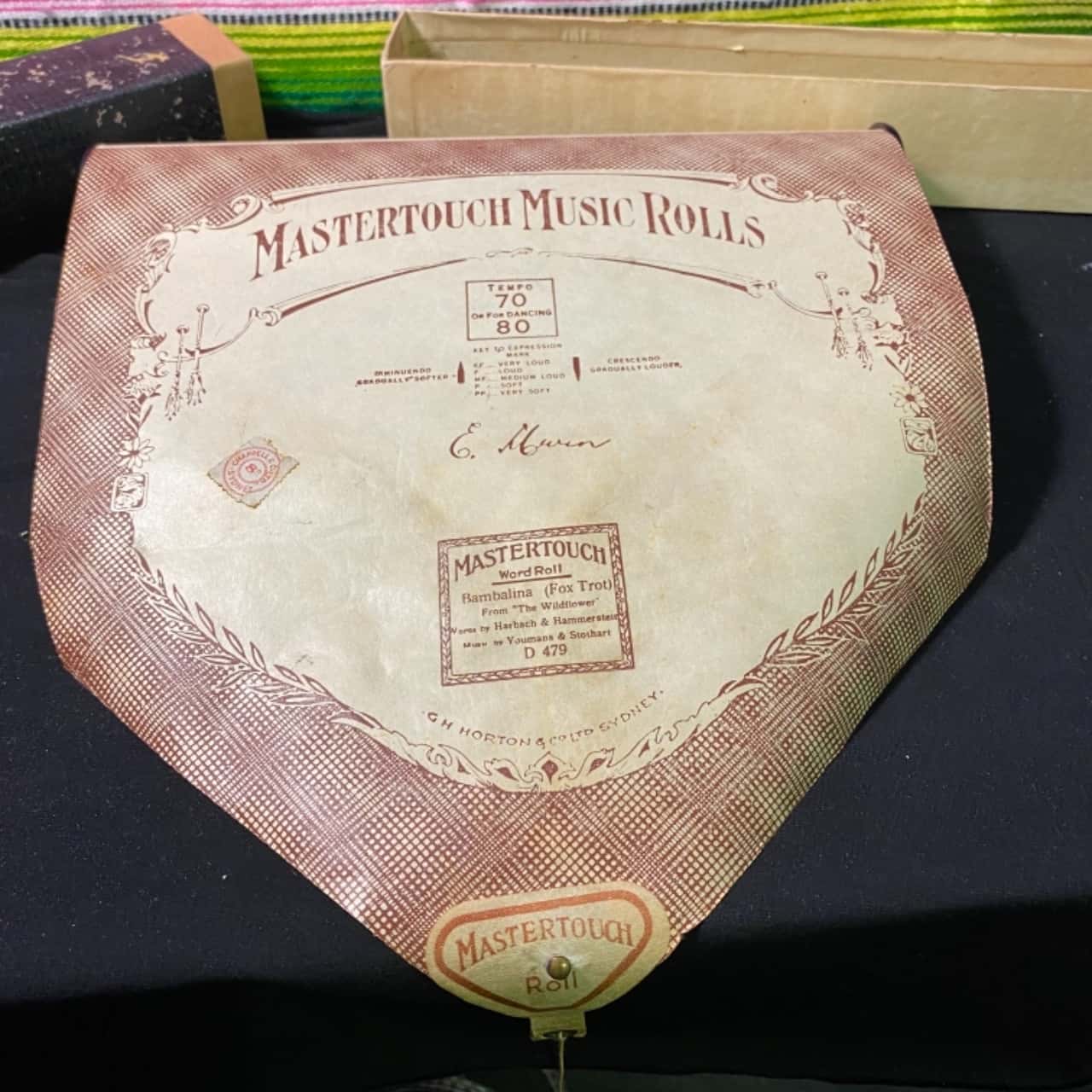 Mastertouch Music Rolls Bambalina Pianola Roll(s)