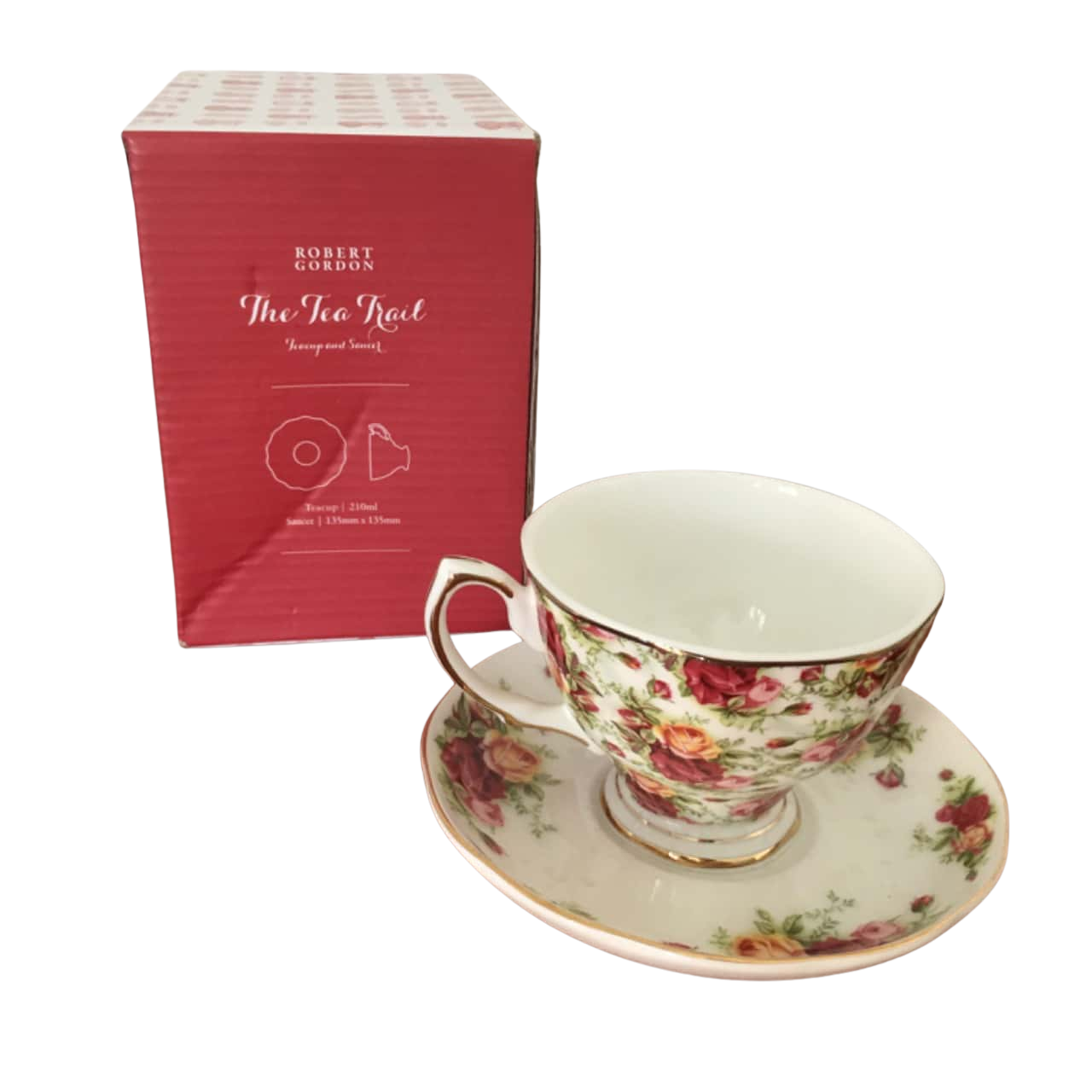 Robert Gordon The Tea Trail Cup & Saucer in Box (s)