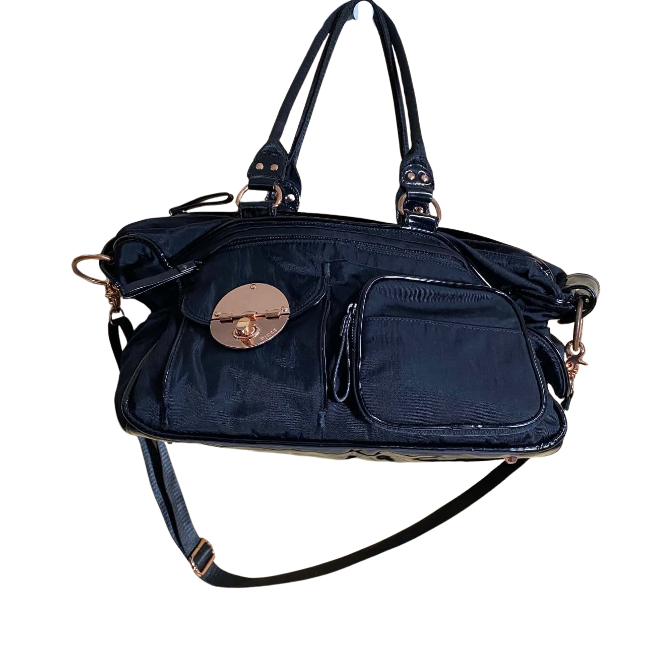 Mimco Black Lucid Gym Baby Bag(s)