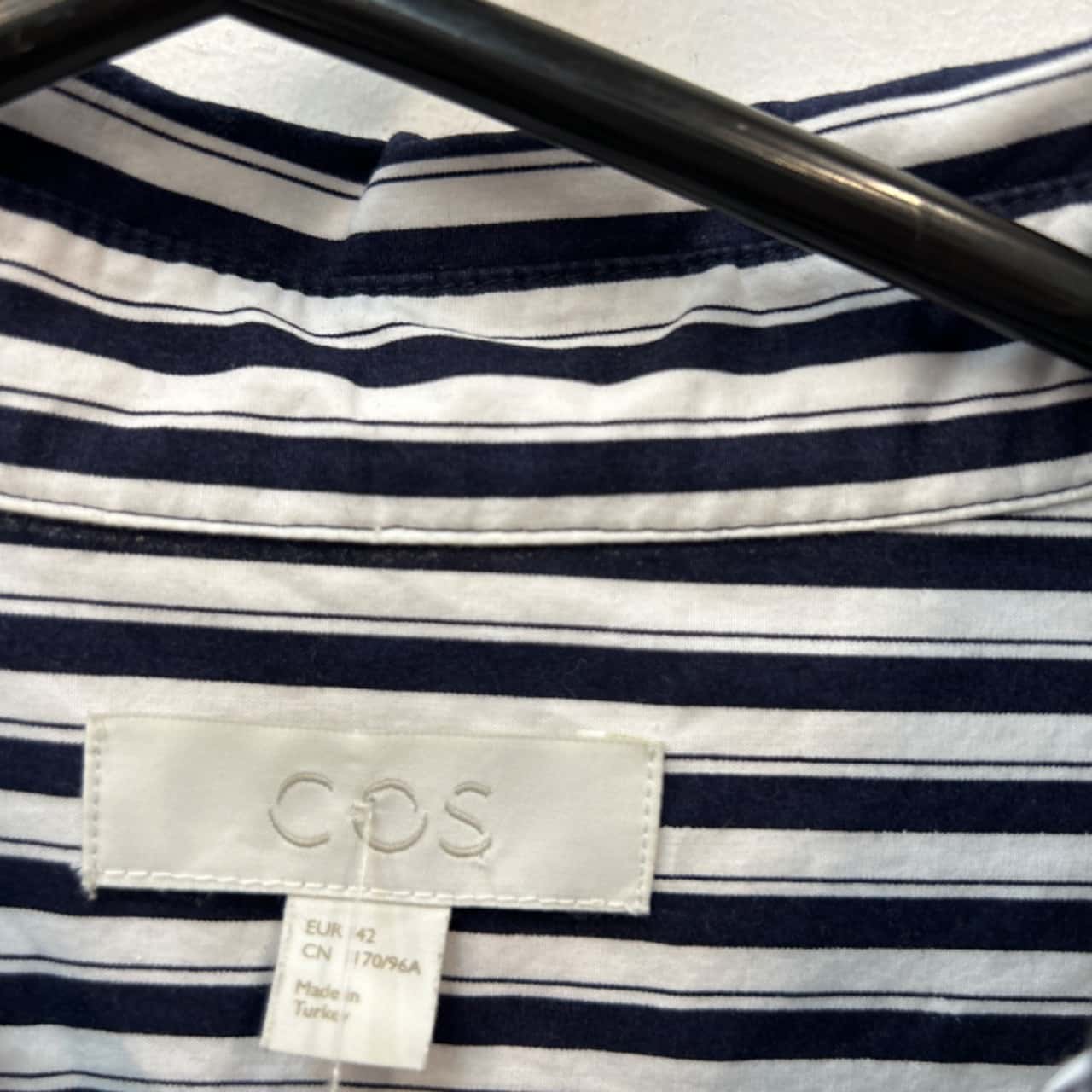COS Stripped shirt dress - Size 42 (s)