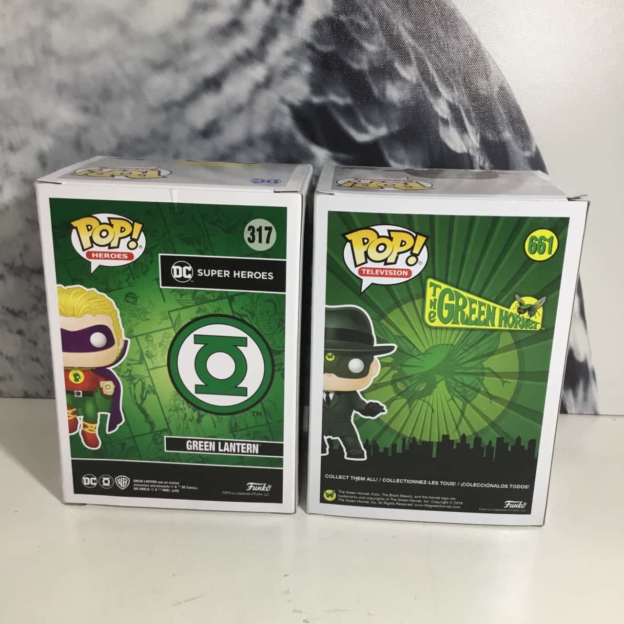 Funko Pop Collectables: the Green Hornet & Green Lantern Bundle