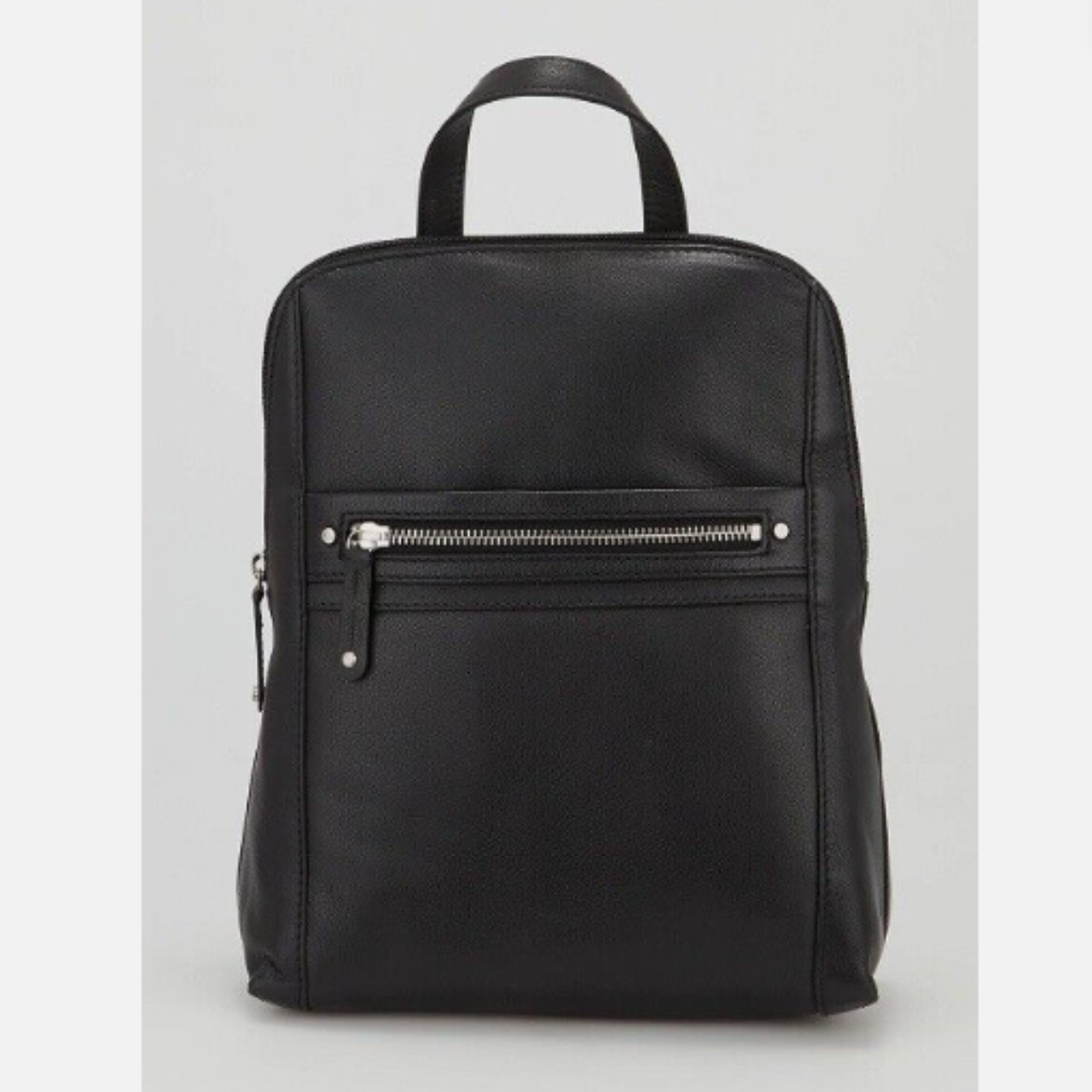 Colorado Black Leather Backpack (s)