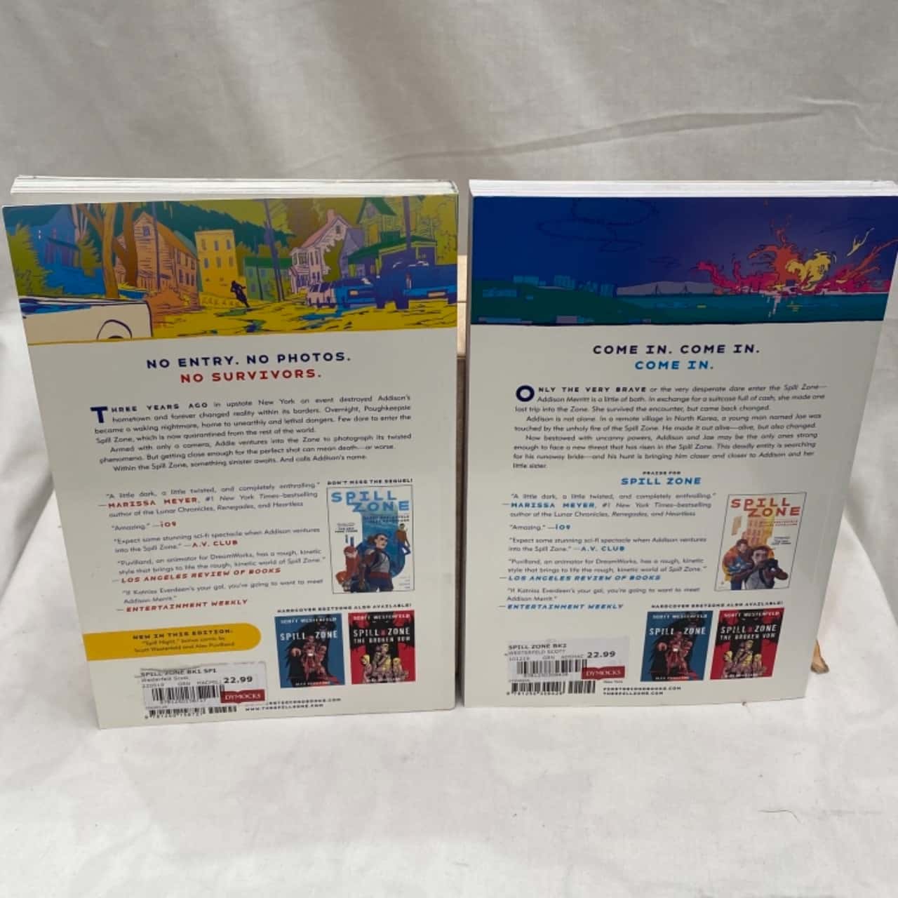 SPILL ZONE BOOK 1 and 2 Bundle Set Graphic Novel Comic Books Sci Fi ...