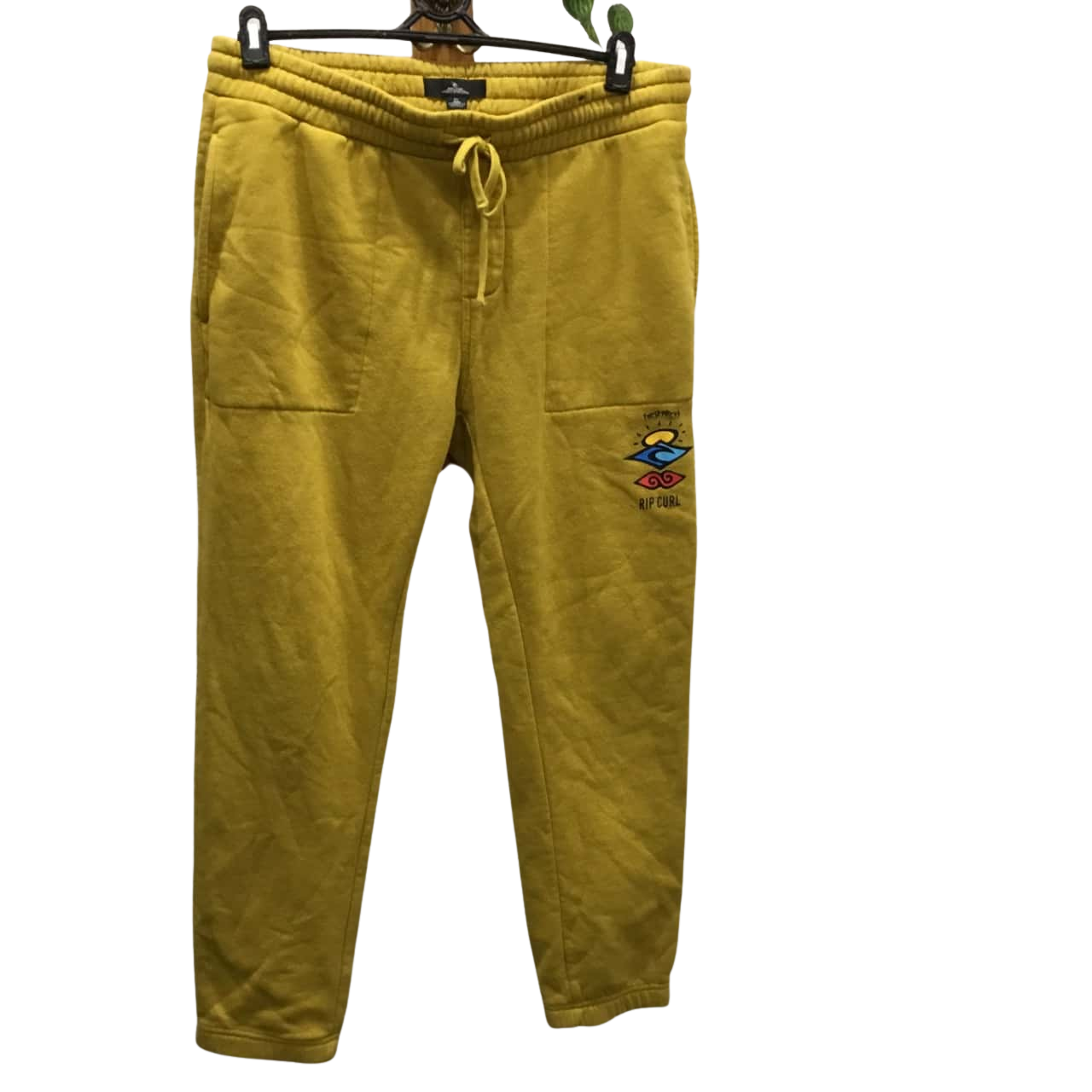 RipCurl Mustard Tracksuit Pants Size XL