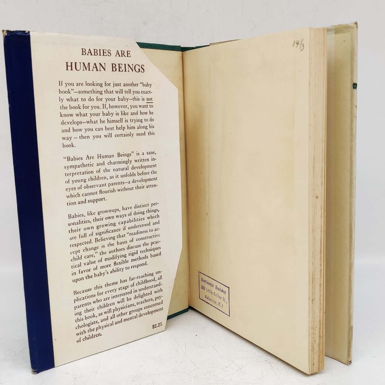 Babies Are Human Beings By C. Anderson Aldrich & Mary M. Aldrich