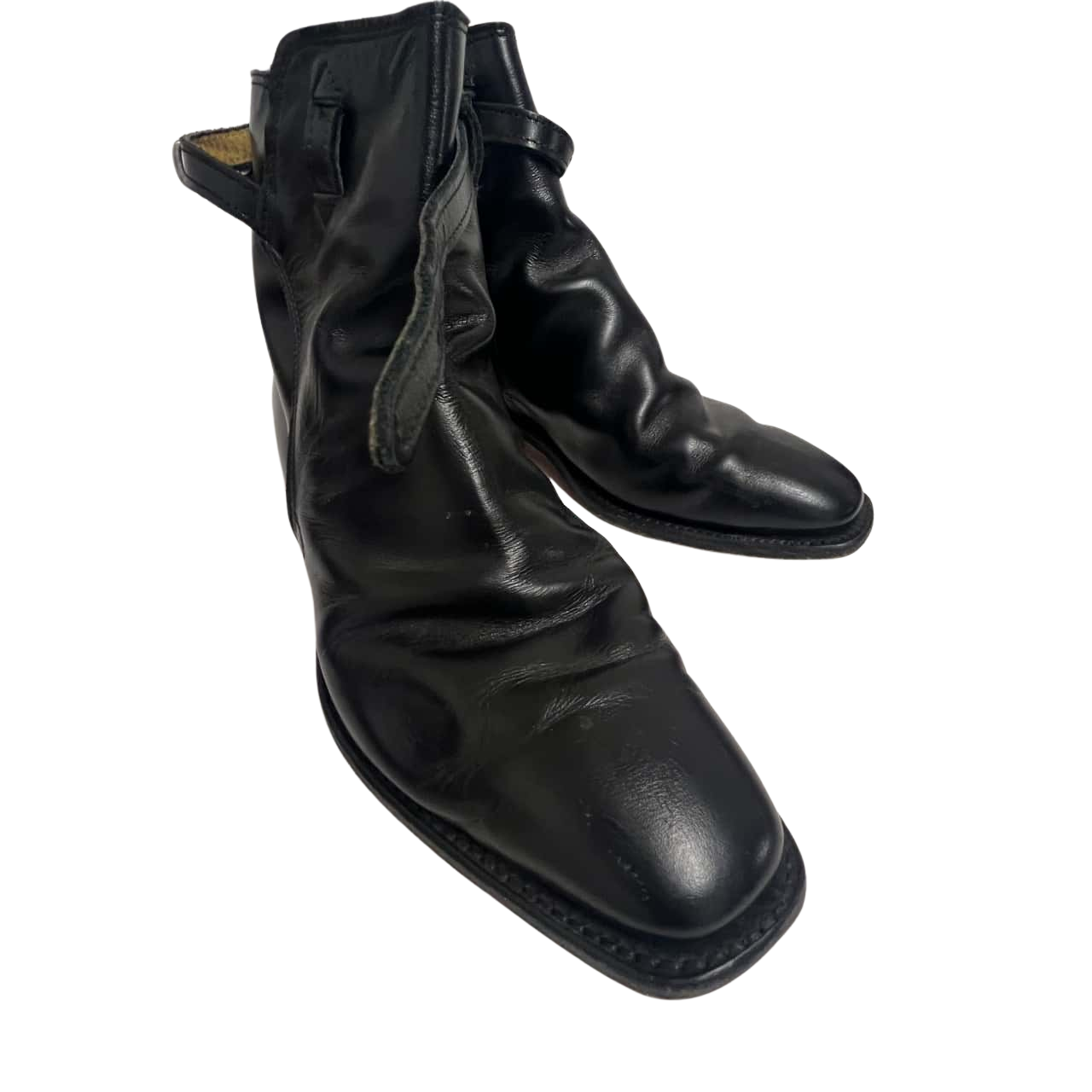 R.M. Williams Mens Size 9.5 G Black Boots with Buckles(s)