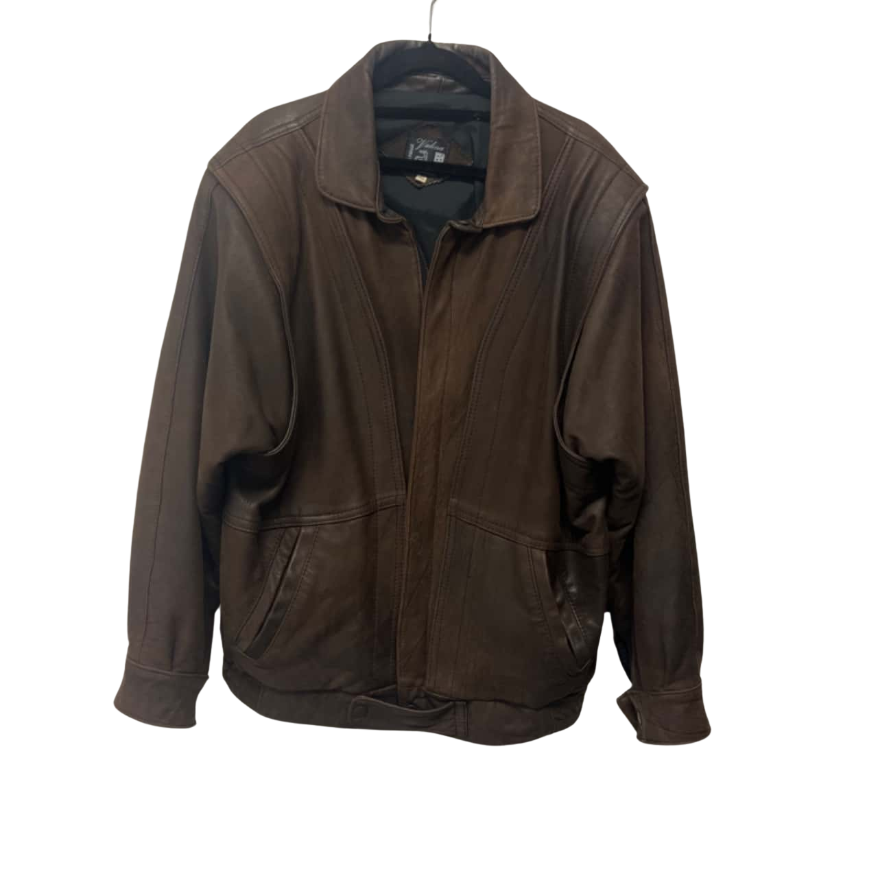 Valina Size M Leather Jacket Brown (s)