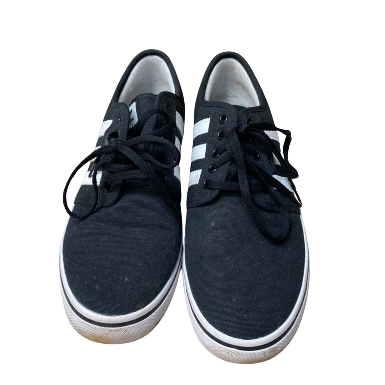 Adidas Mens Size 10 Black / White Shoes
