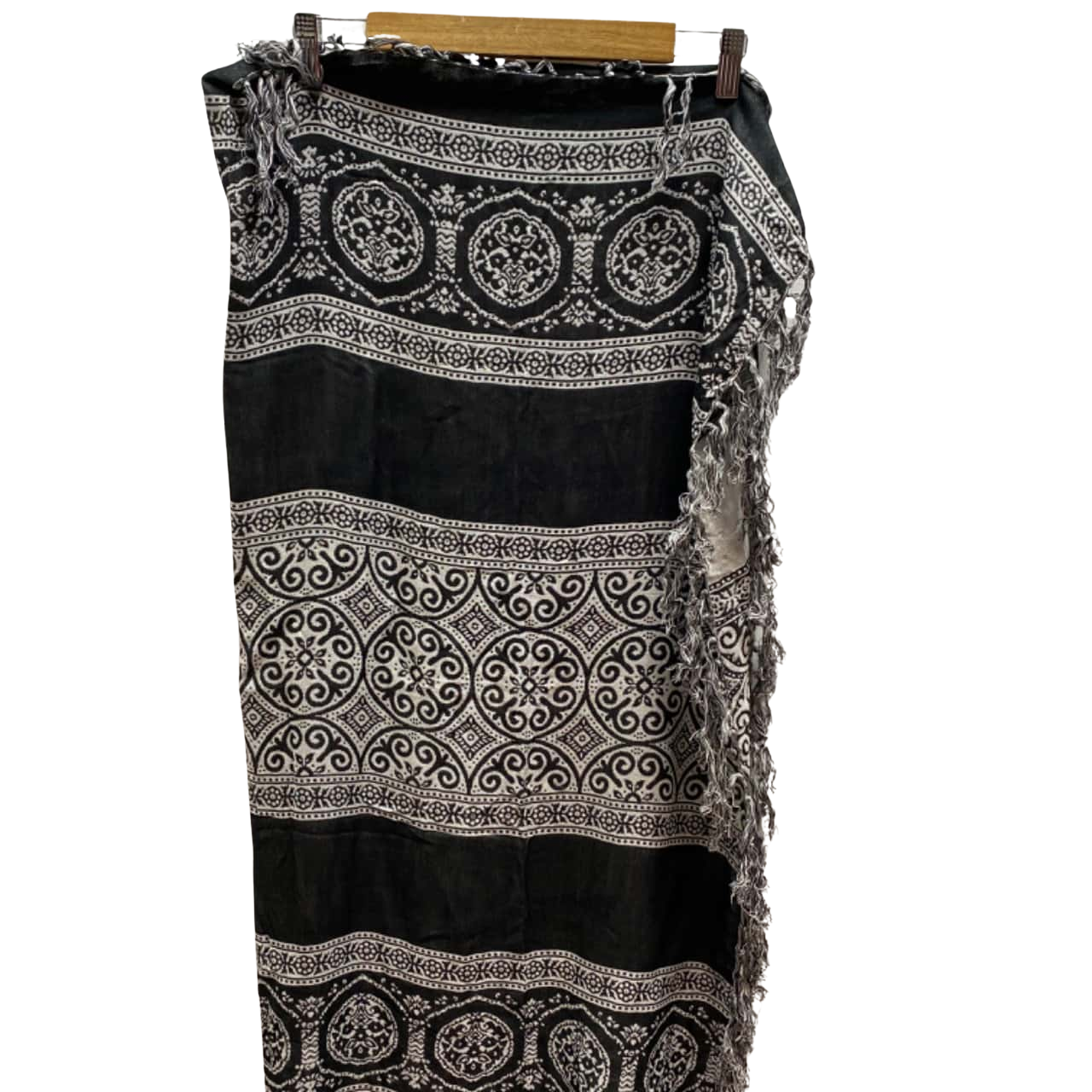 Witchery Womens Black Pattern Scarf