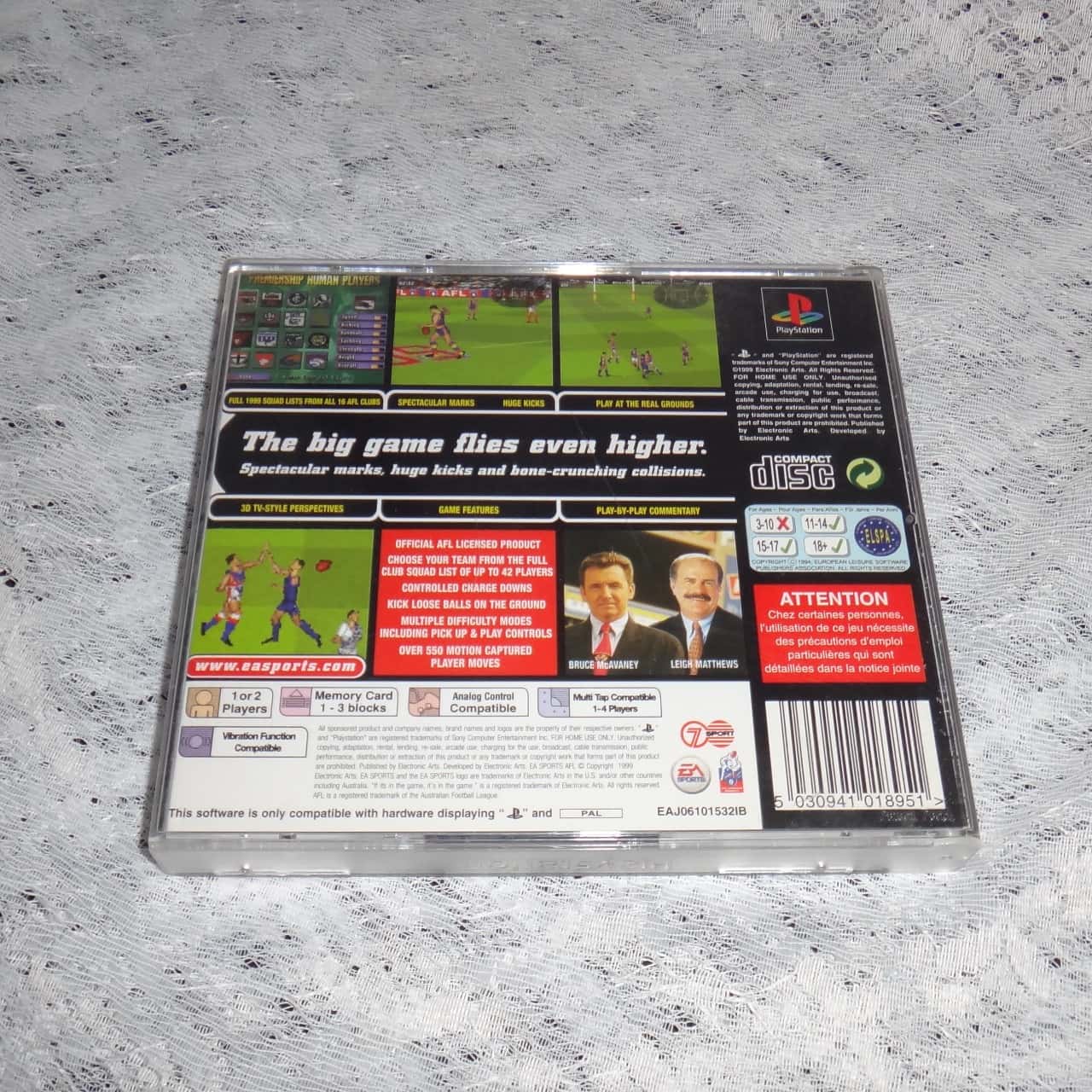 Playstation 1 - EA Sports AFL - PAL(s)