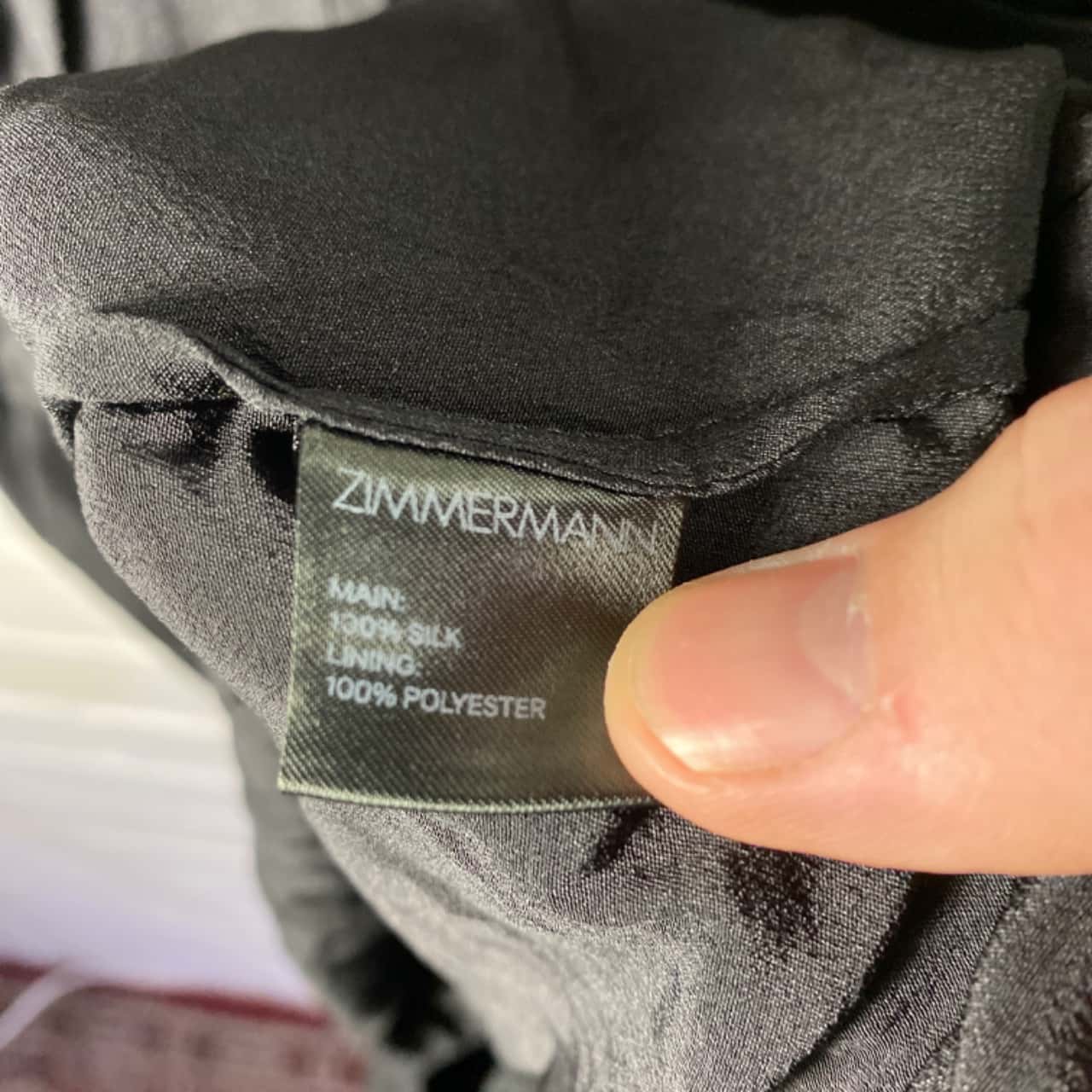 Zimmermann Womens Size 2 Shoestring Strap Silk Dress Black (s)