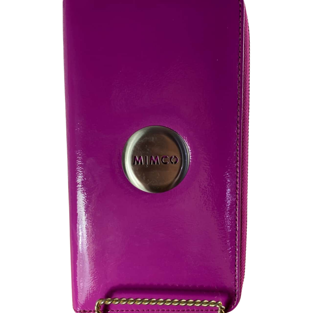 Mimco Womens Leather Purse Purple (s)