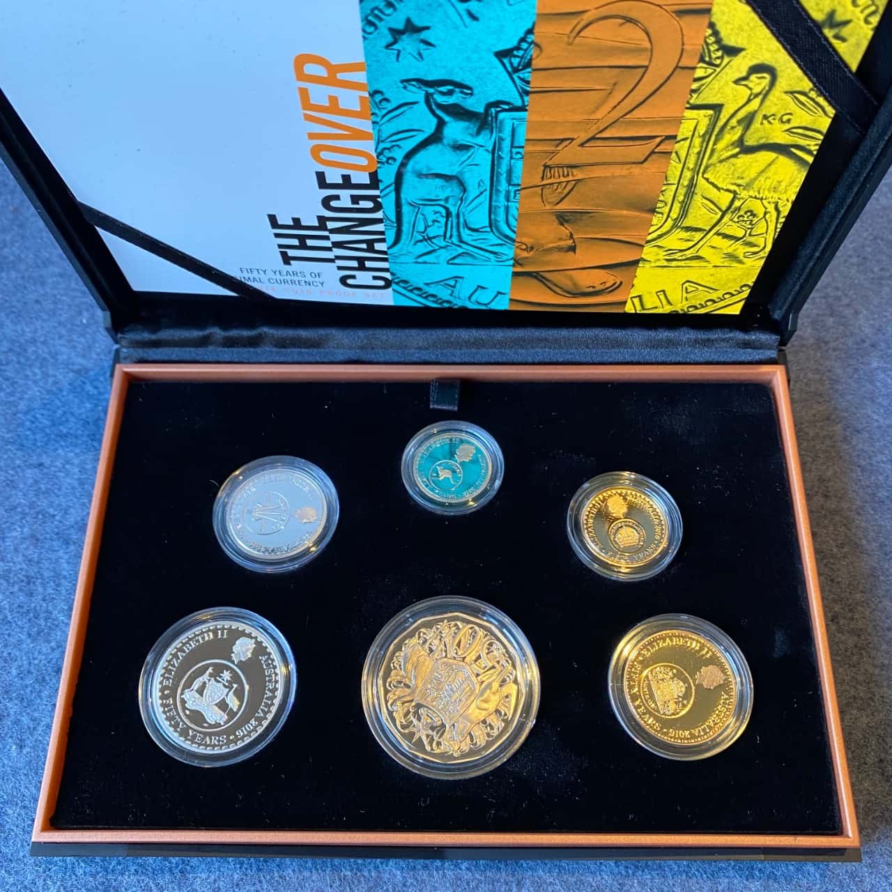 PRICE DROP! The ChangeOver, Fifty Years of Decimal Currency 2016 Six ...