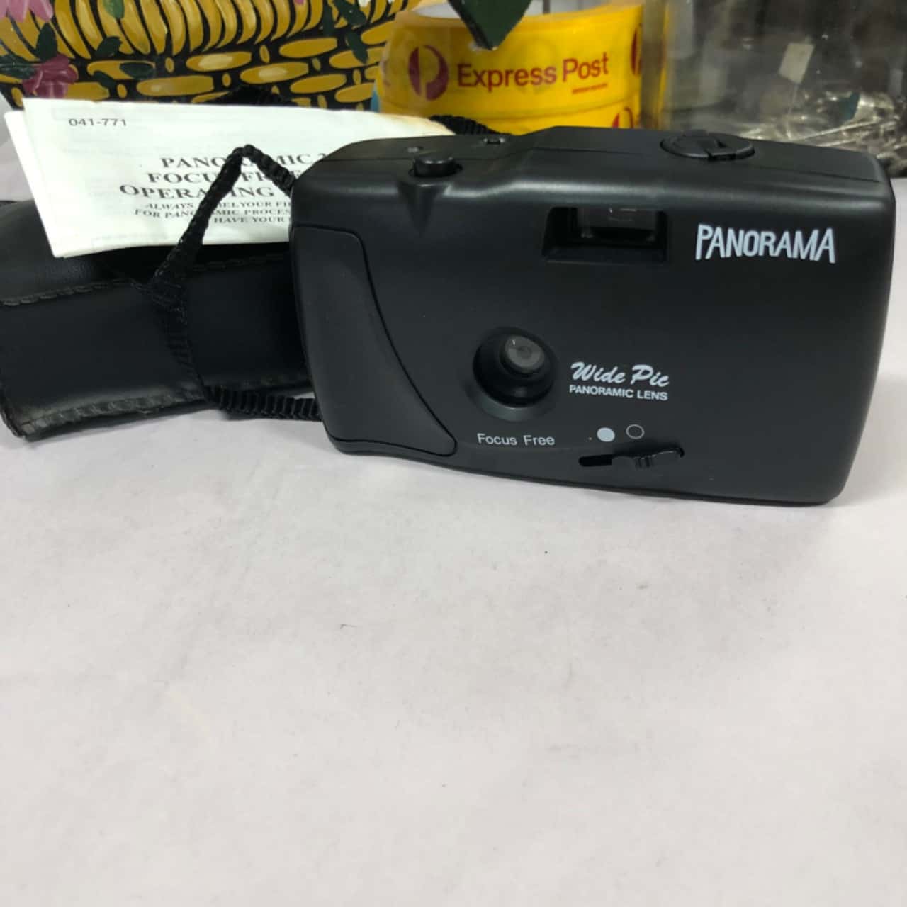 VINTAGE PANORAMIC CAMERA uses 126mm film Cases and instructions included(s)