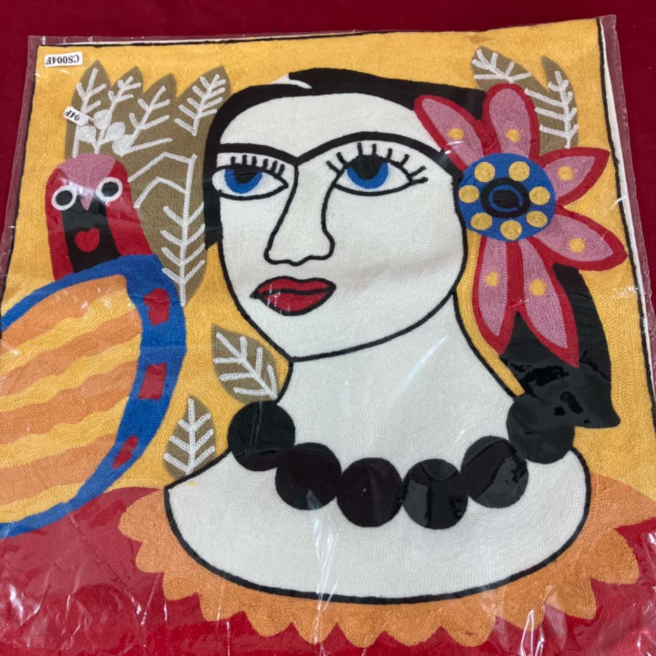 Frida Kahlo Picasso Inspired Yarn Fibre Knit Cushion Cover(s)