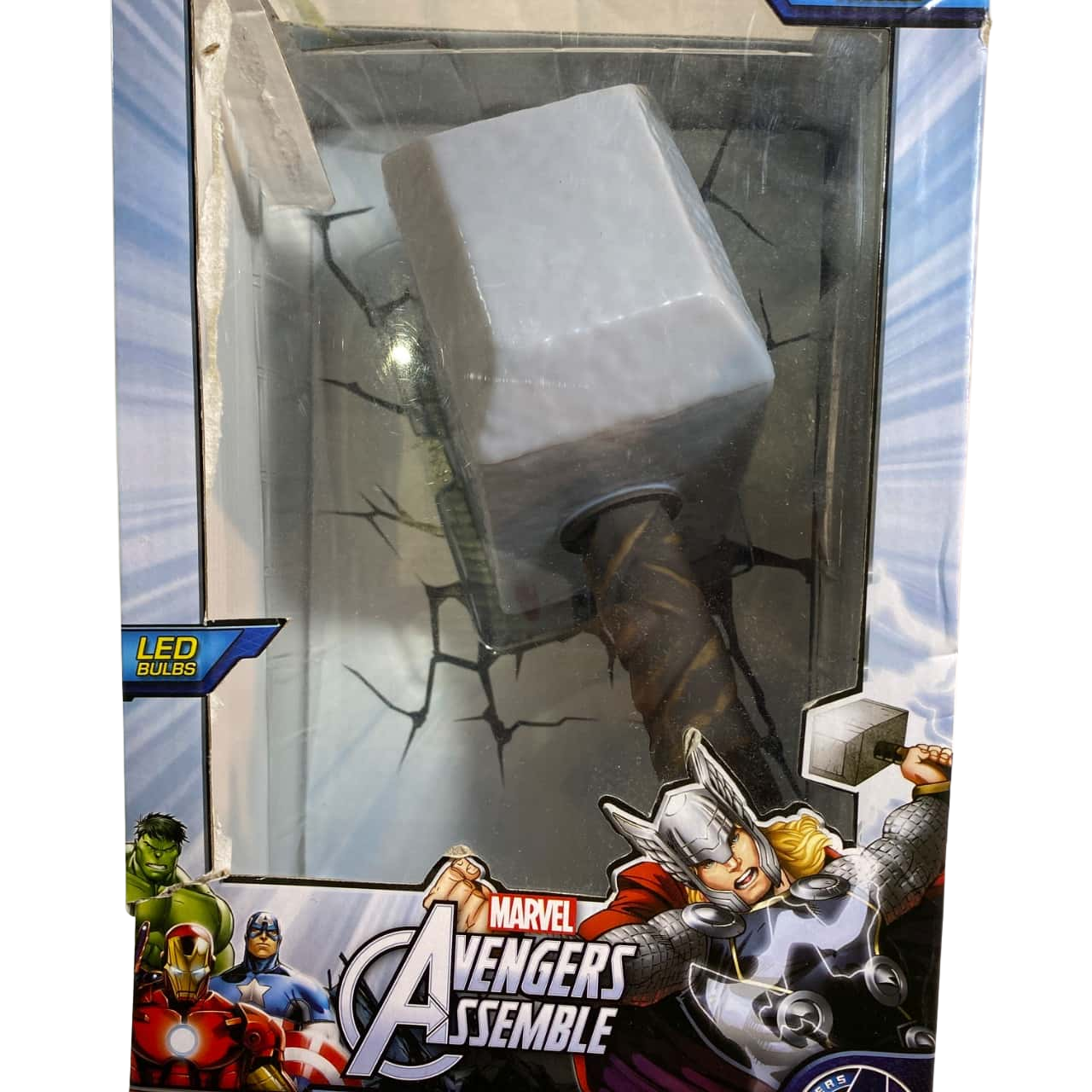 Marvel Avengers Thor Hammer MJOLNIR 3D Deco Wall LED Night Light Gift ...