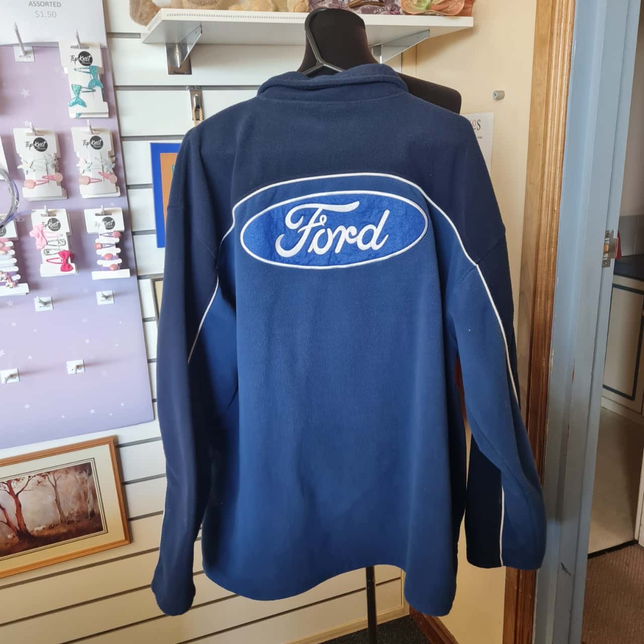Ford Mens Size XXXL Jumpers Blue / White (s)