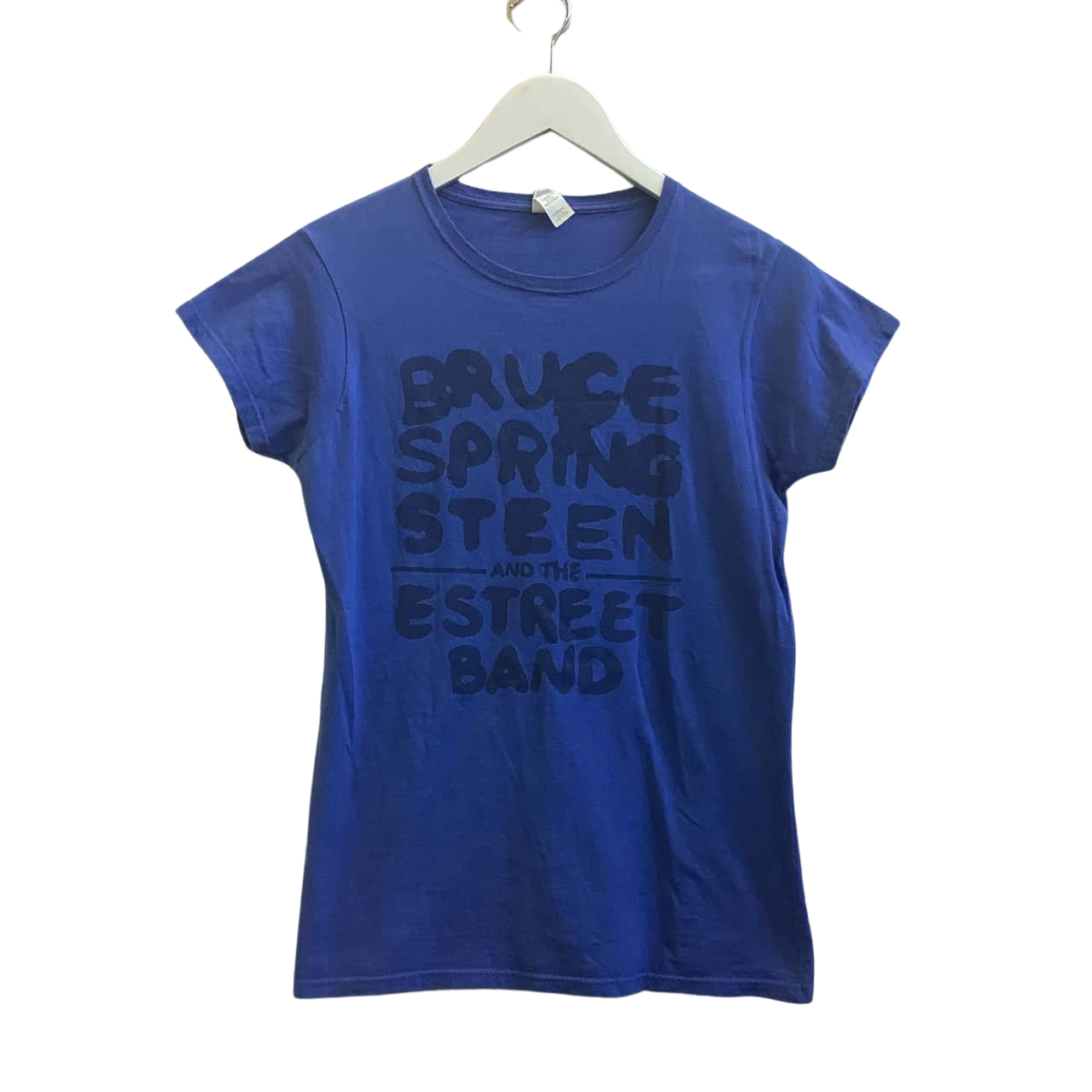 Gildan Girls (Teens) Size L `Bruce Springsteen’ Tee Blue