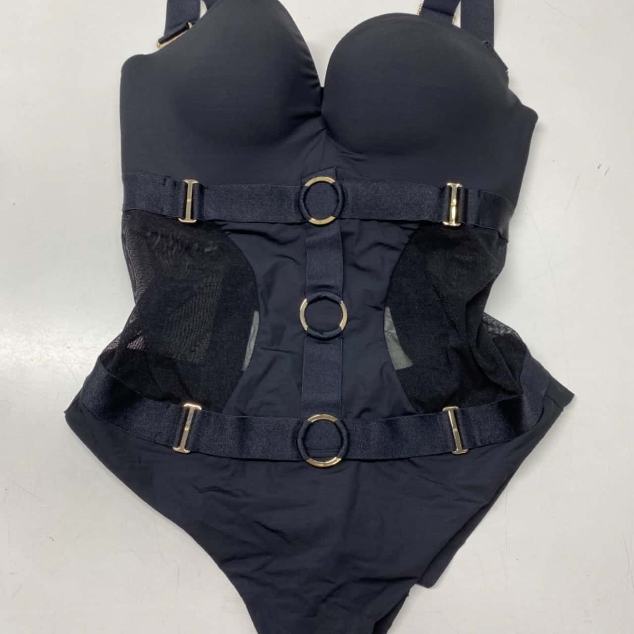 Honey Birdette Size 12 DD Black play suit (s)