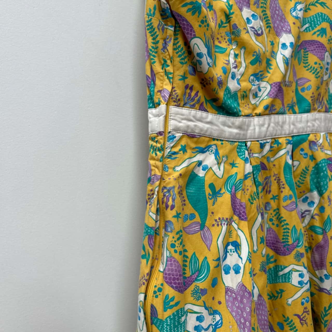 ModCloth Womens Size L Mermaid print A-Line Dress (s)