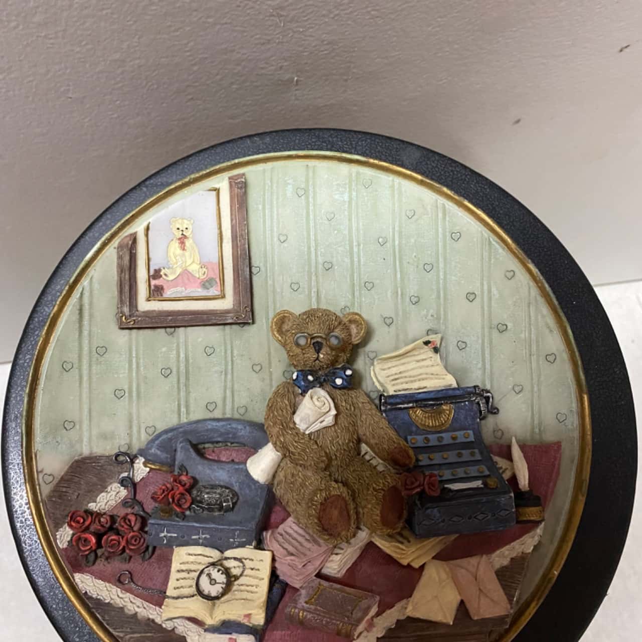 3D Decorative Teddy Bear Plate